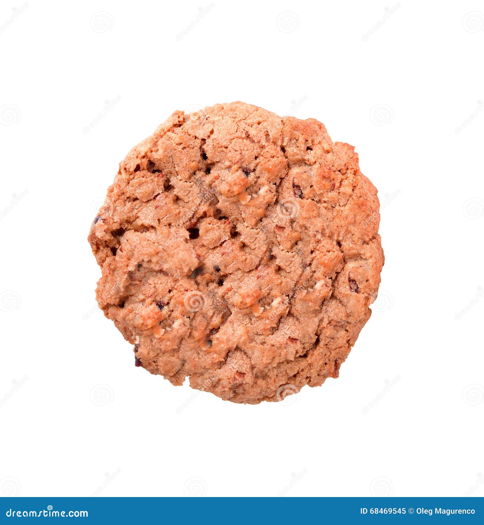 Cookie on white background stock image. Image of macro - 68469545