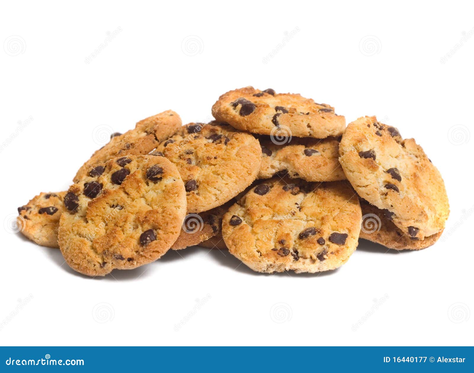 Cookies stock image. Image of chocolate, baked, chips - 16440177