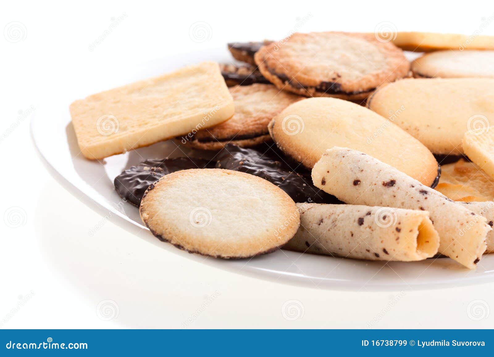Cookies stock image. Image of assorted, chocolate, bakery - 16738799