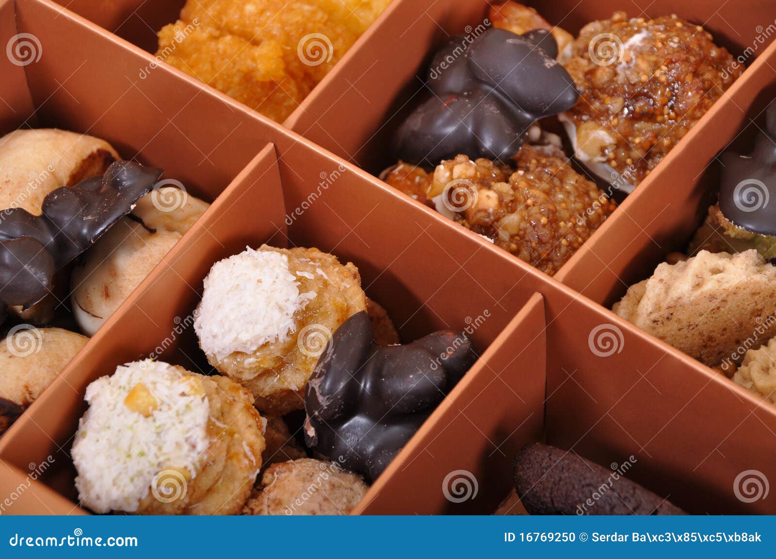 Cookies stock photo. Image of cocoa, confectionery, carton - 16769250