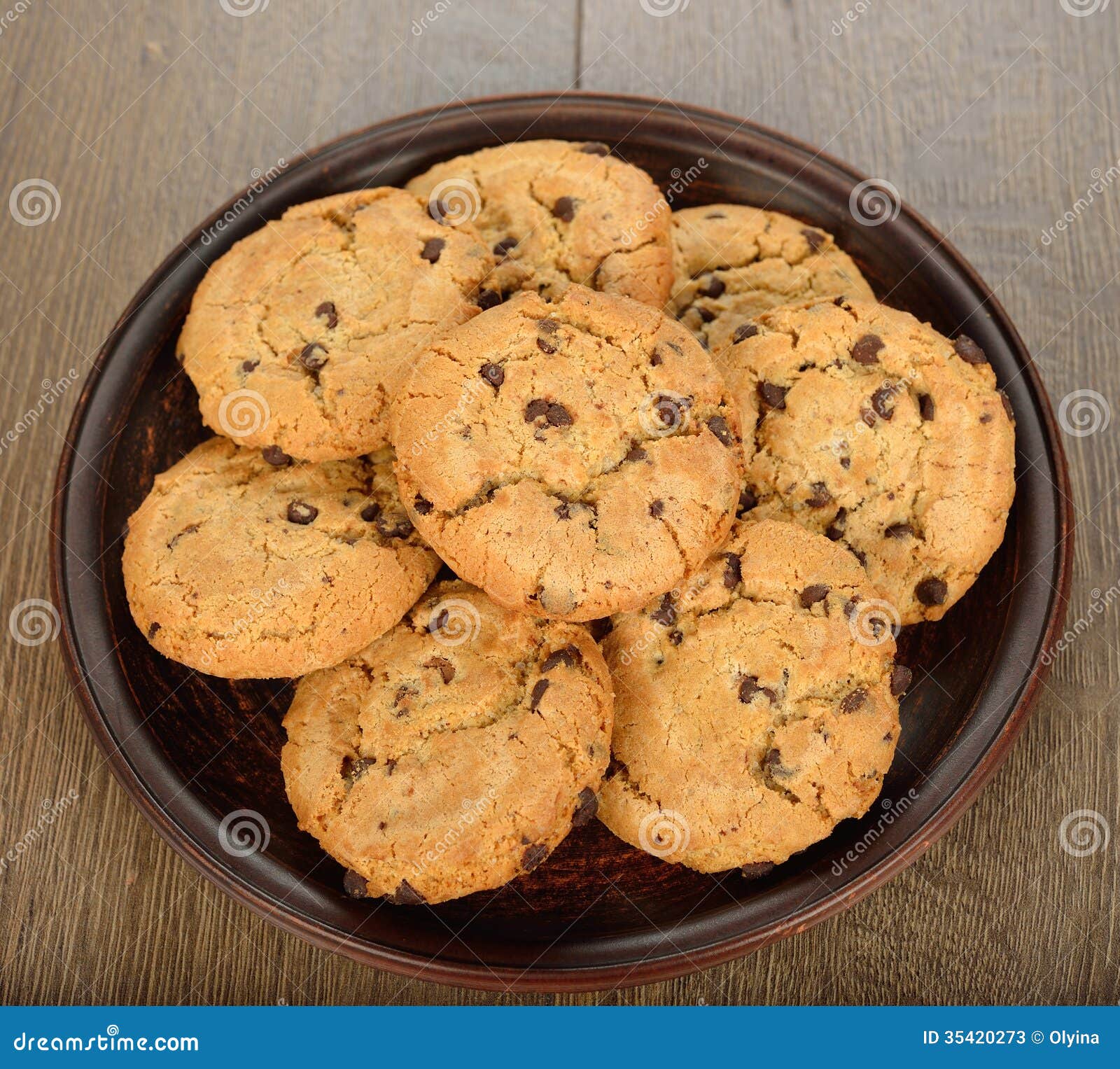 Cookies imagen de archivo. Imagen de comestible, galletas - 35420273