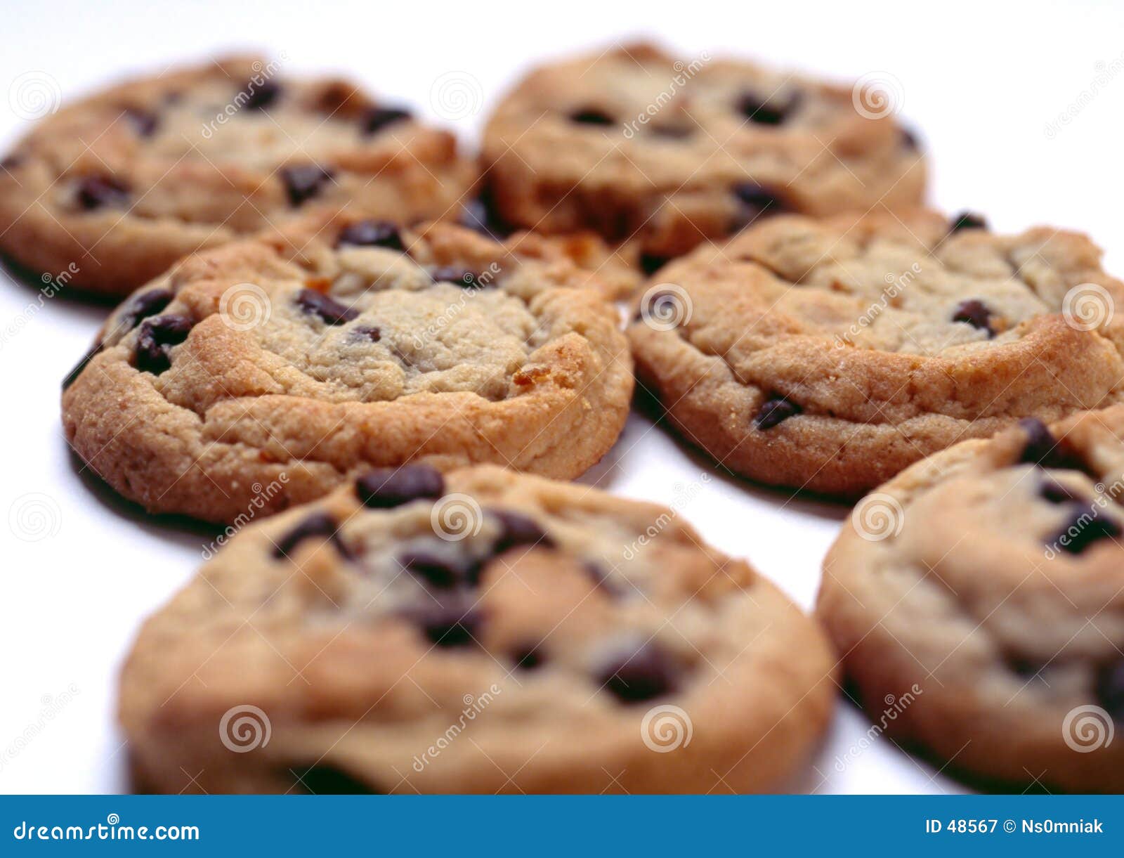 Cookies stock image. Image of snack, tasty, chocolate, bake - 48567