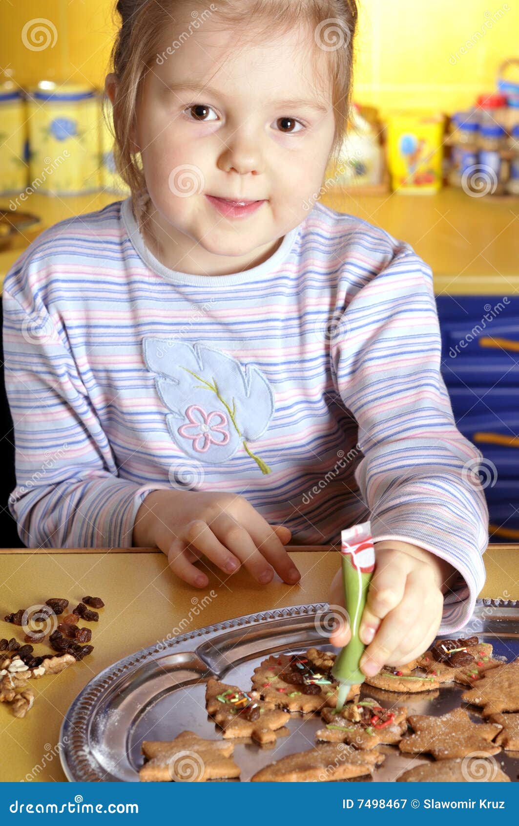 Cookies stock image. Image of baking, play, infant, cuisine - 7498467