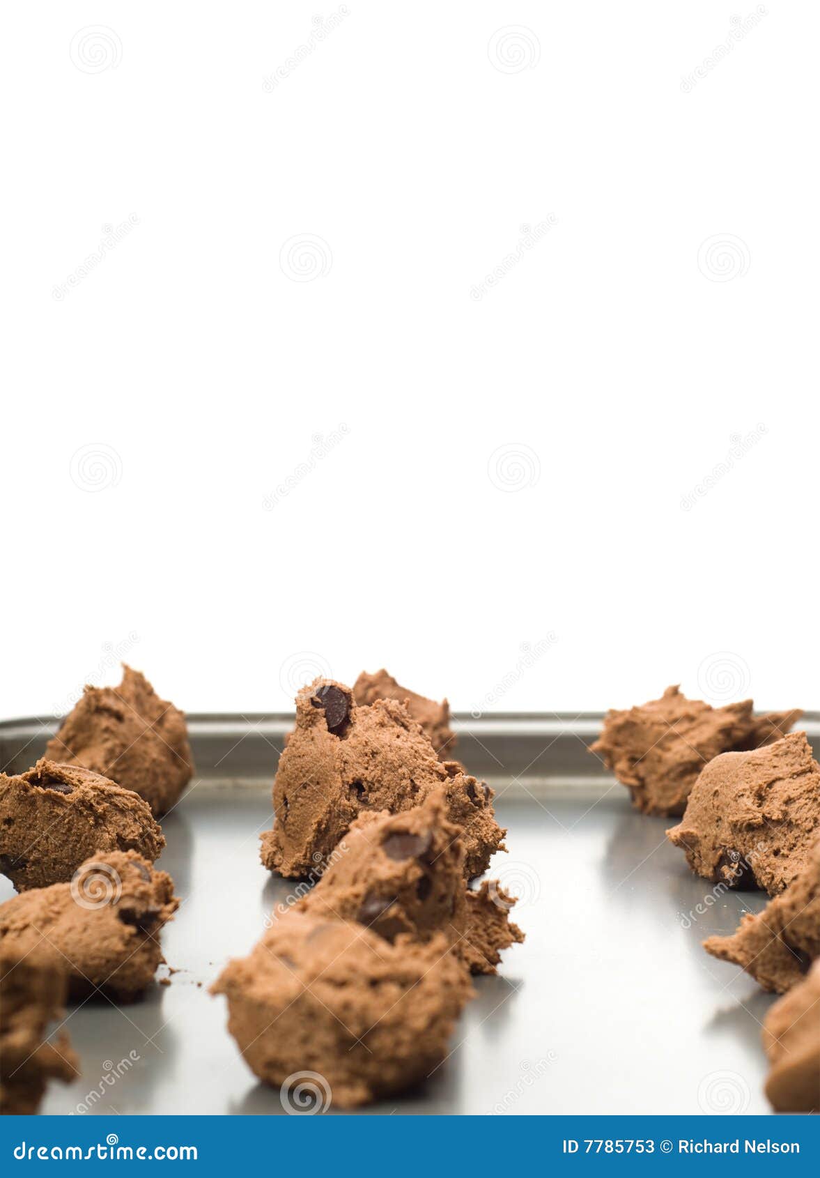 Cookies stock image. Image of sheet, empty, rows, blank - 7785753