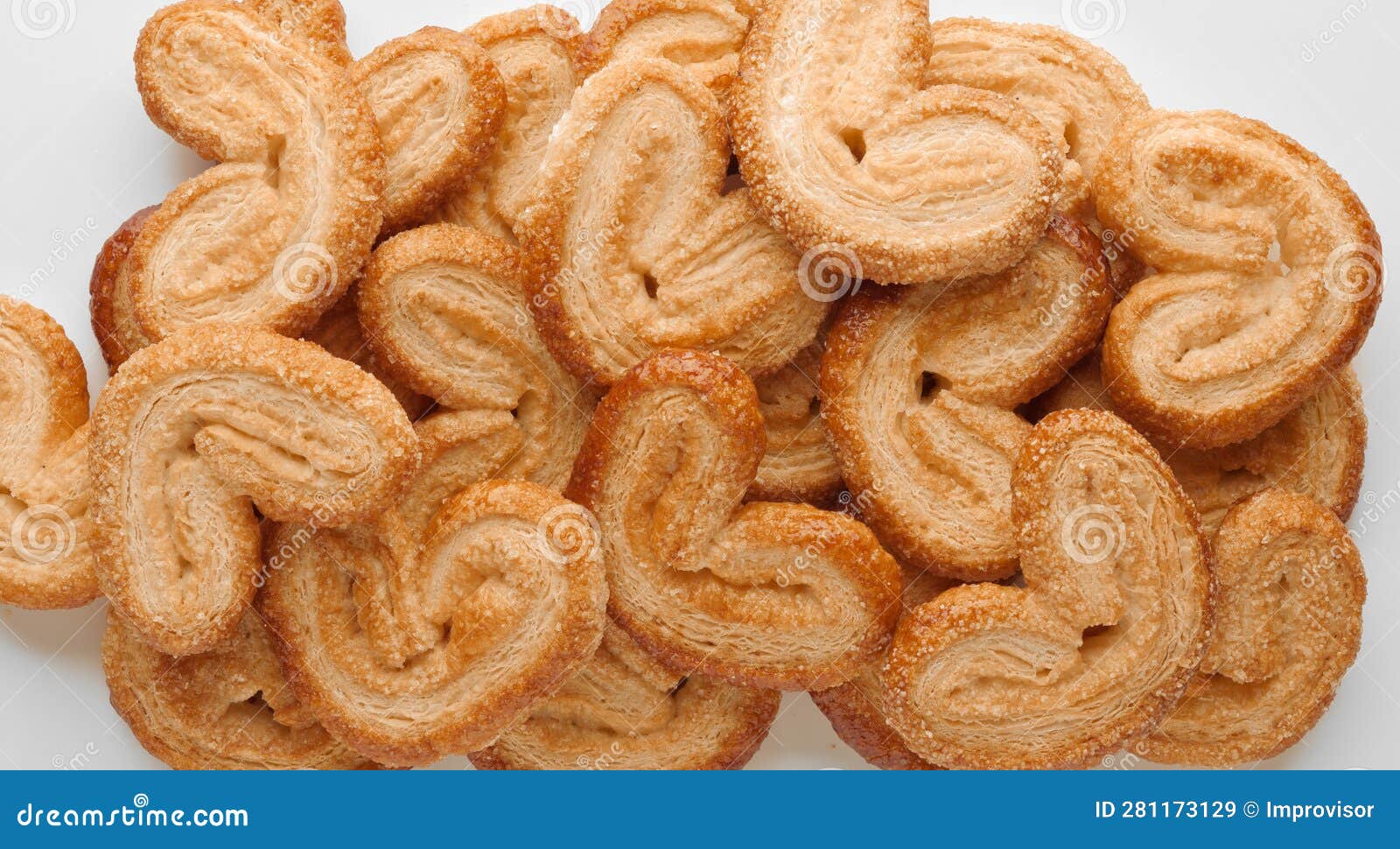 Cookies Background Top View Isolated Stock Image - Image of bakery ...