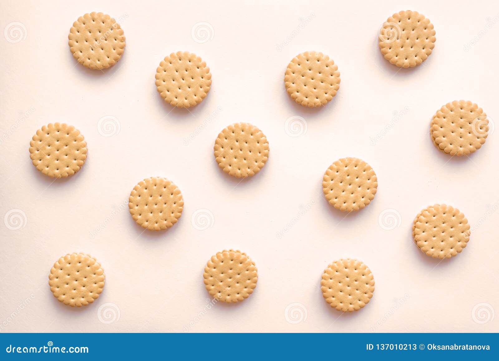Cookies flat lay stock image. Image of closeup, round - 137010213