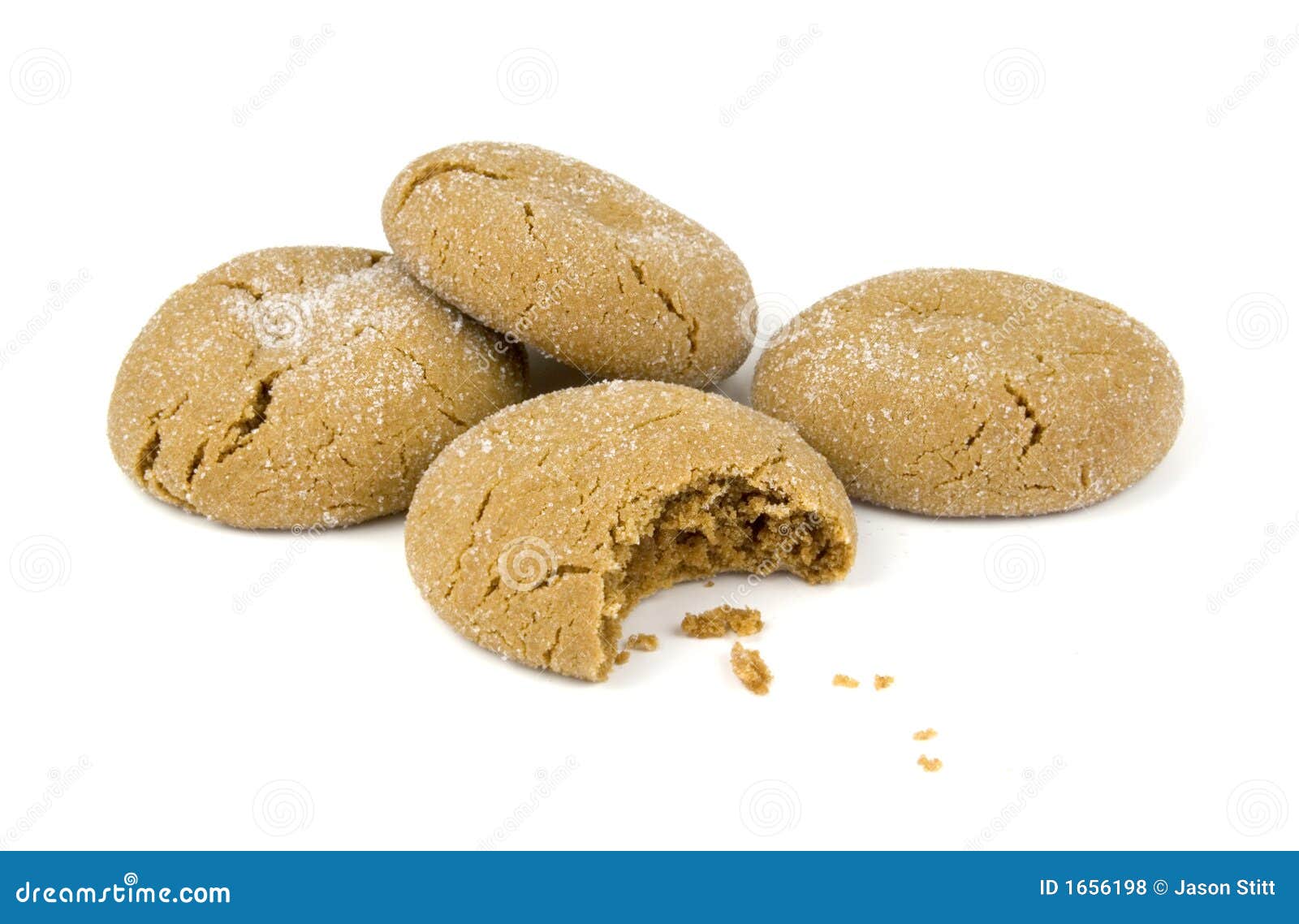 Cookies Bite stock photo. Image of isolated, bite, ginger - 1656198