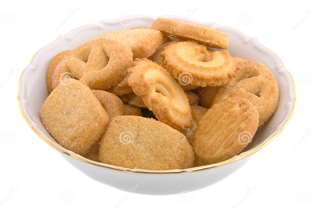 Cookies in a Bowl stock photo. Image of confectionery - 4415474