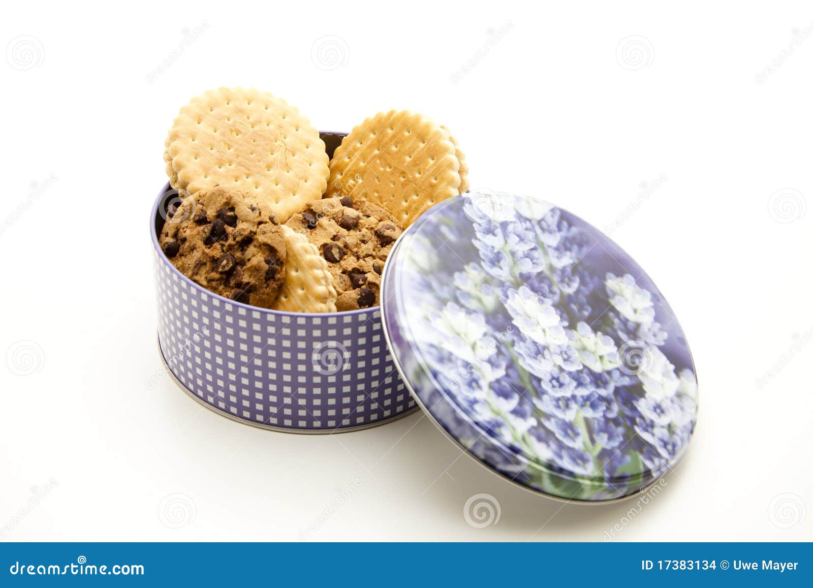 Cookies with can stock photo. Image of baked, chocolate - 17383134