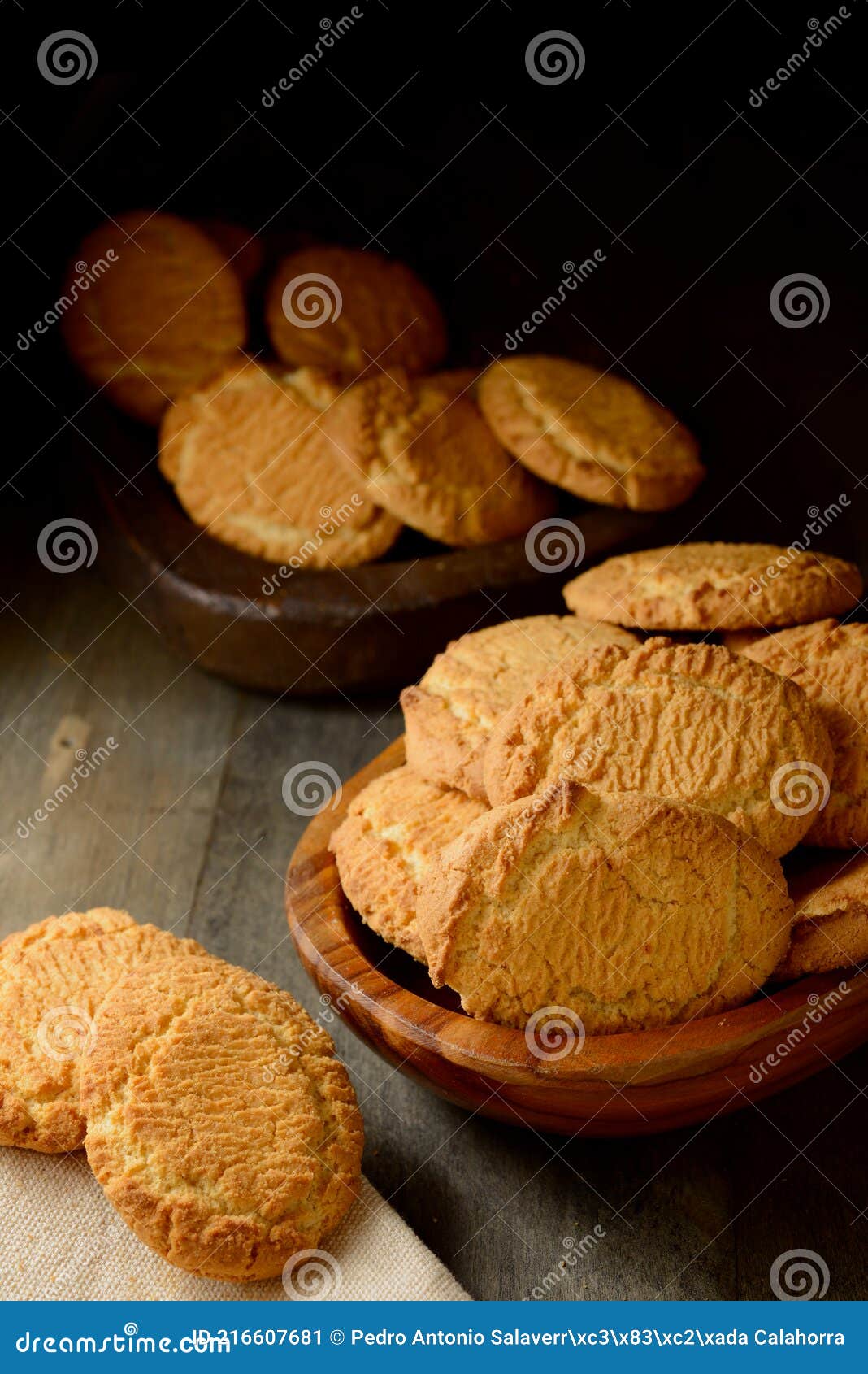 Cookies close up stock image. Image of closeup, breakfast - 216607681