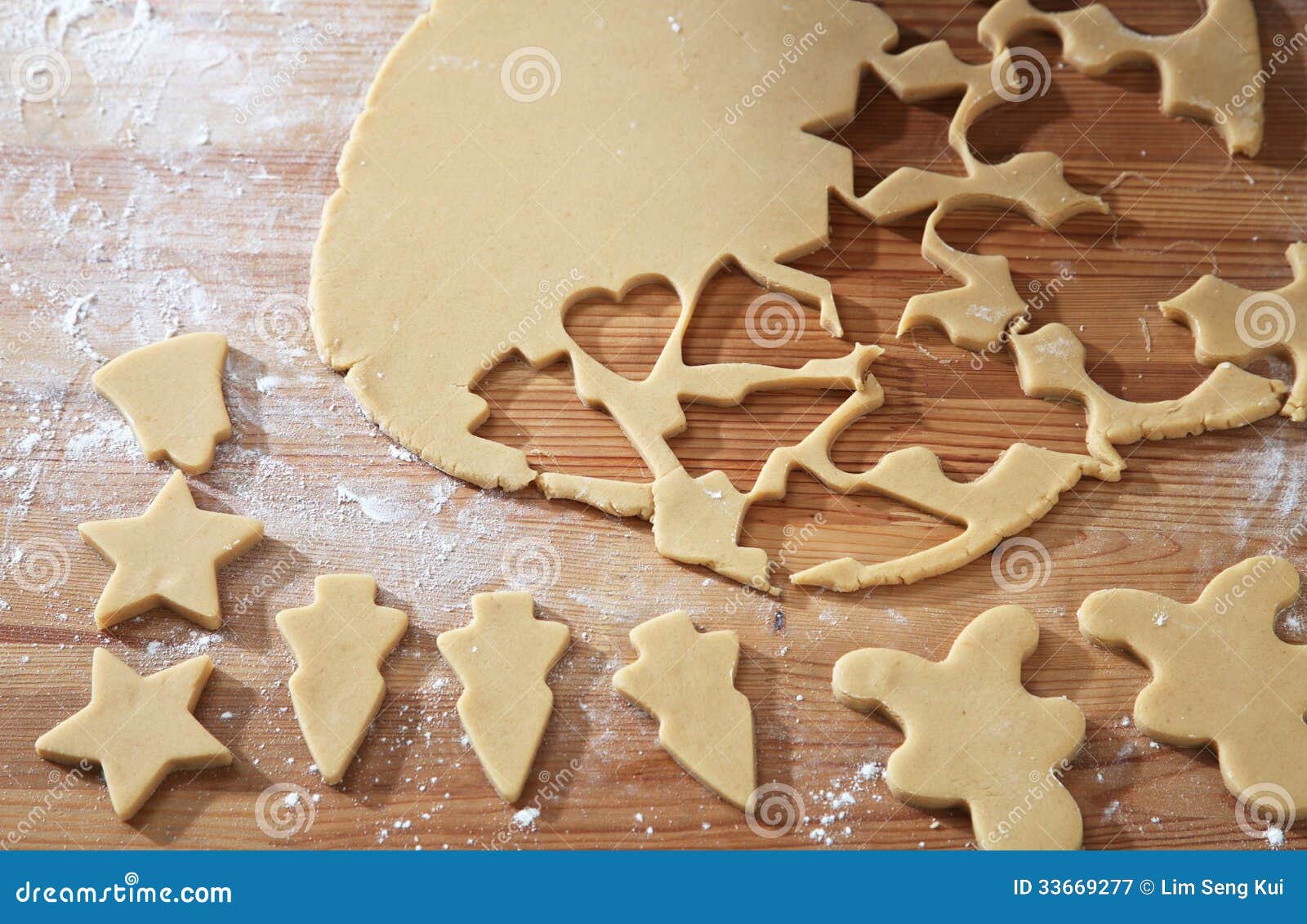 Cookies cutter forms stock image. Image of concentrating - 33669277