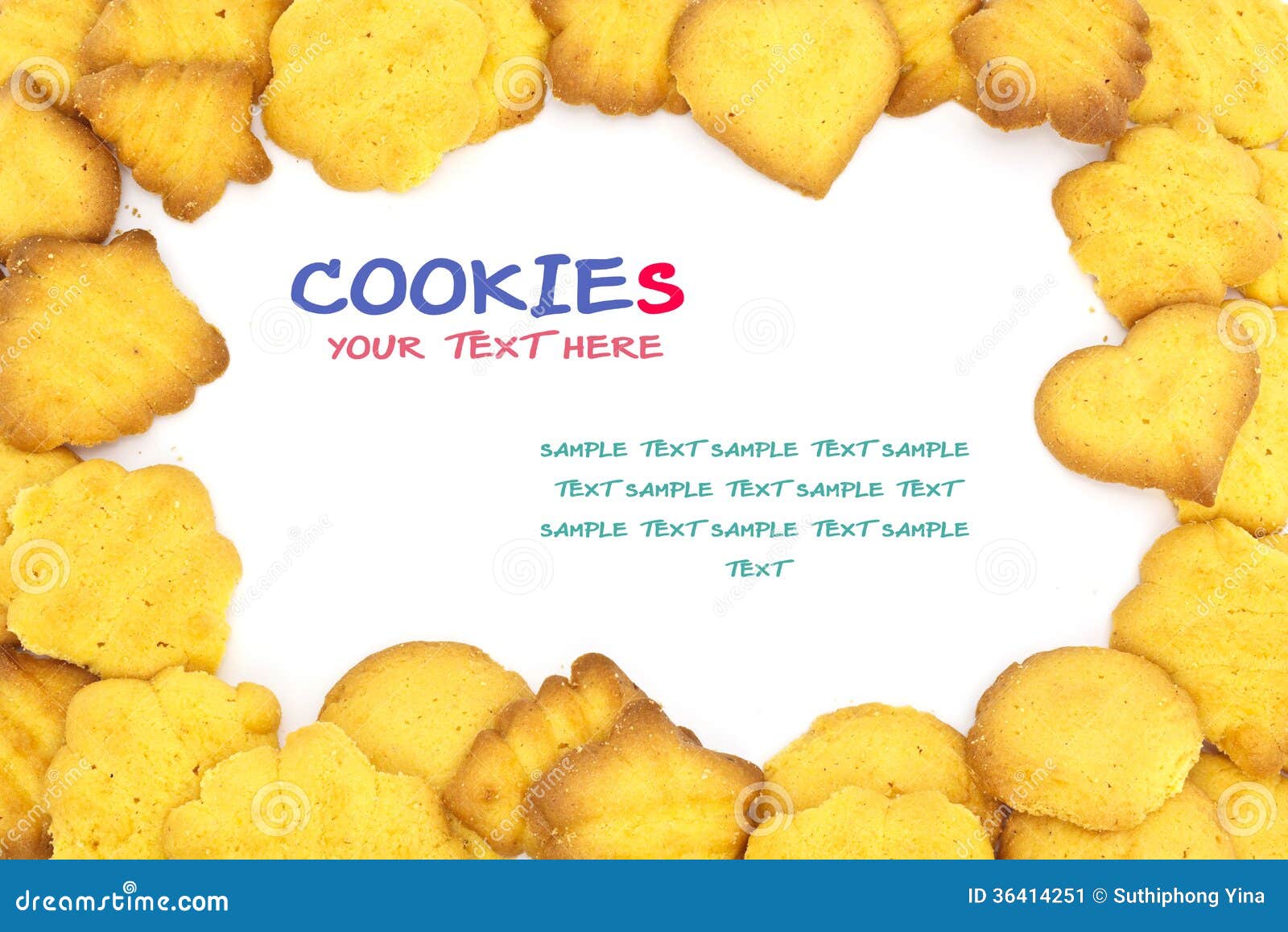 Cookies with Different Shapes Stock Image - Image of indulgence ...