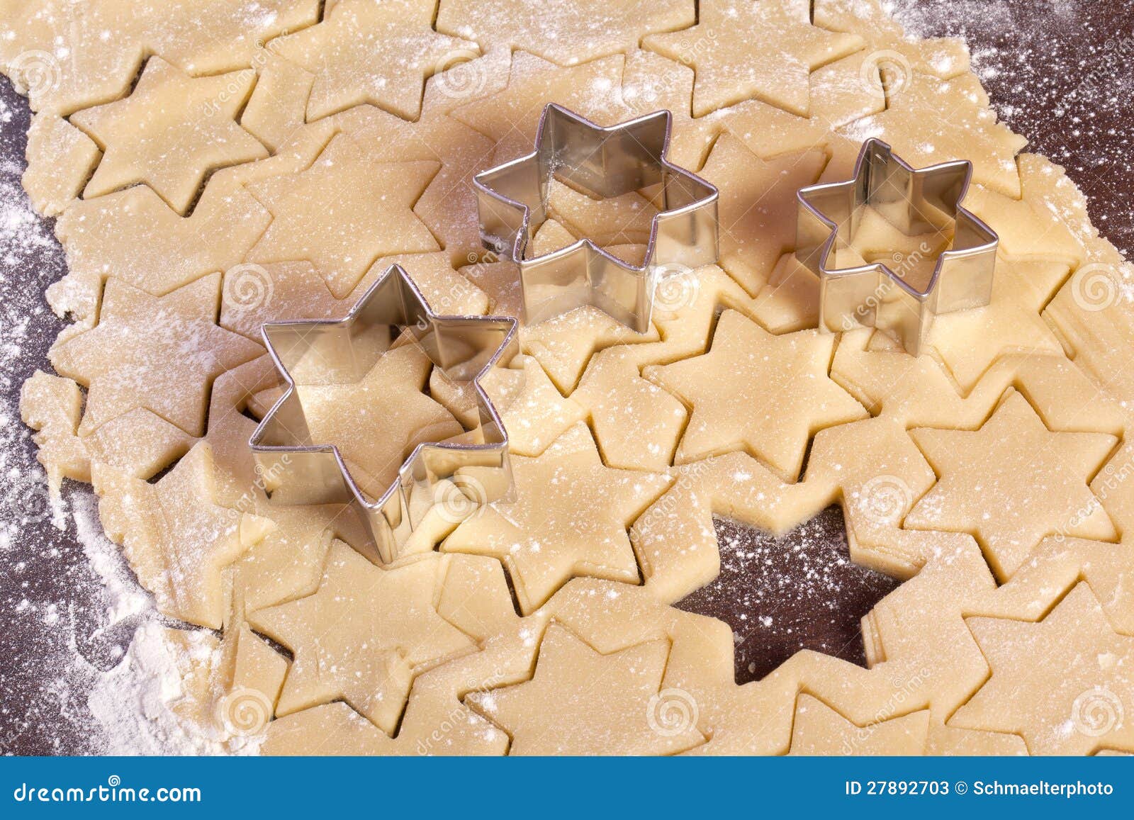 Cookies dough star shape stock image. Image of biscuit - 27892703