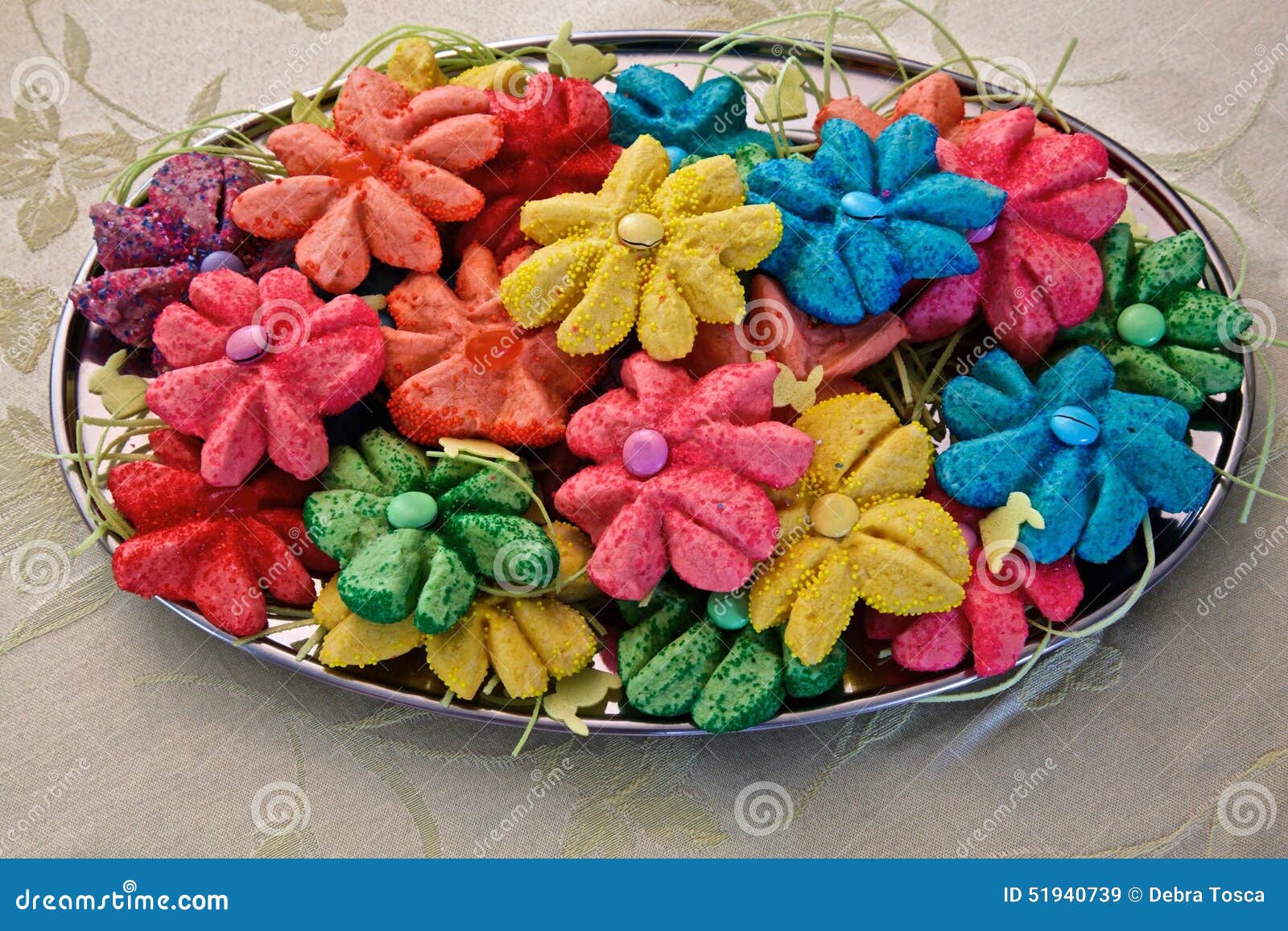 Cookies flower stock image. Image of easter, flower, cookies - 51940739