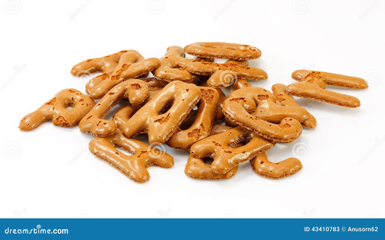 Cookies in the Form of the Alphabet Stock Image - Image of cookies ...