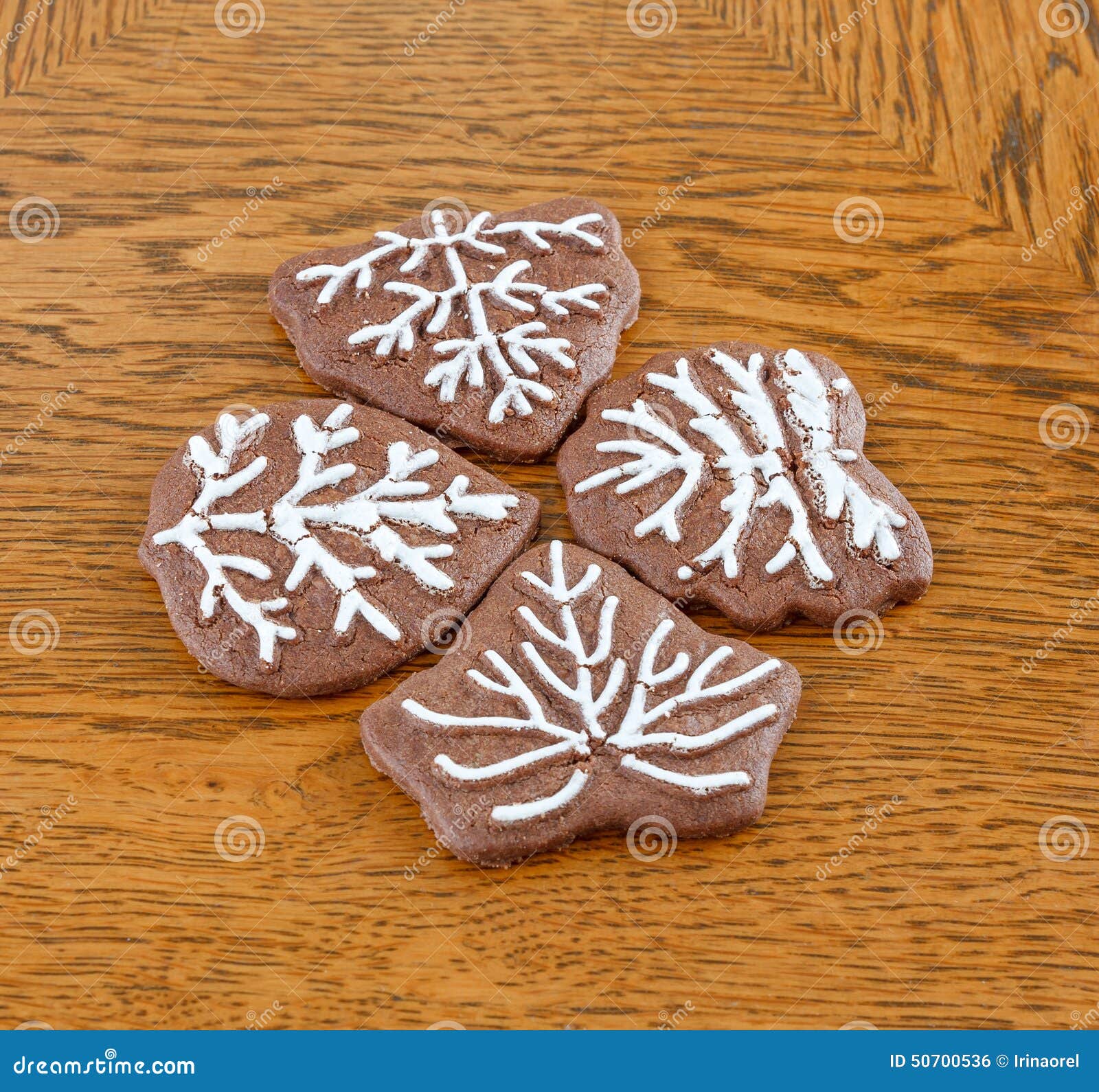 Cookies in form of trees stock photo. Image of abstract - 50700536