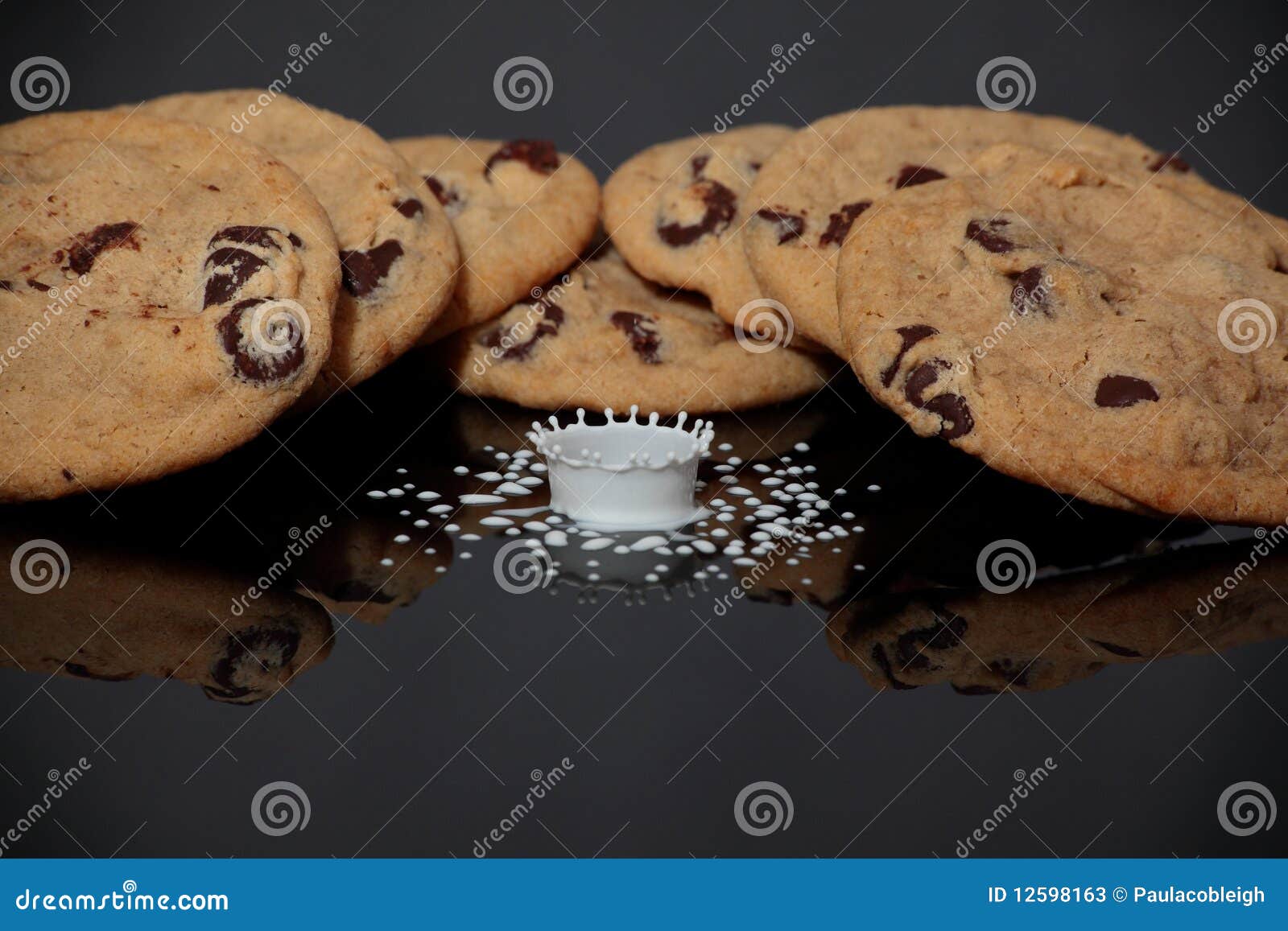 Cookies and Milk Splash stock image. Image of cookie - 12598163