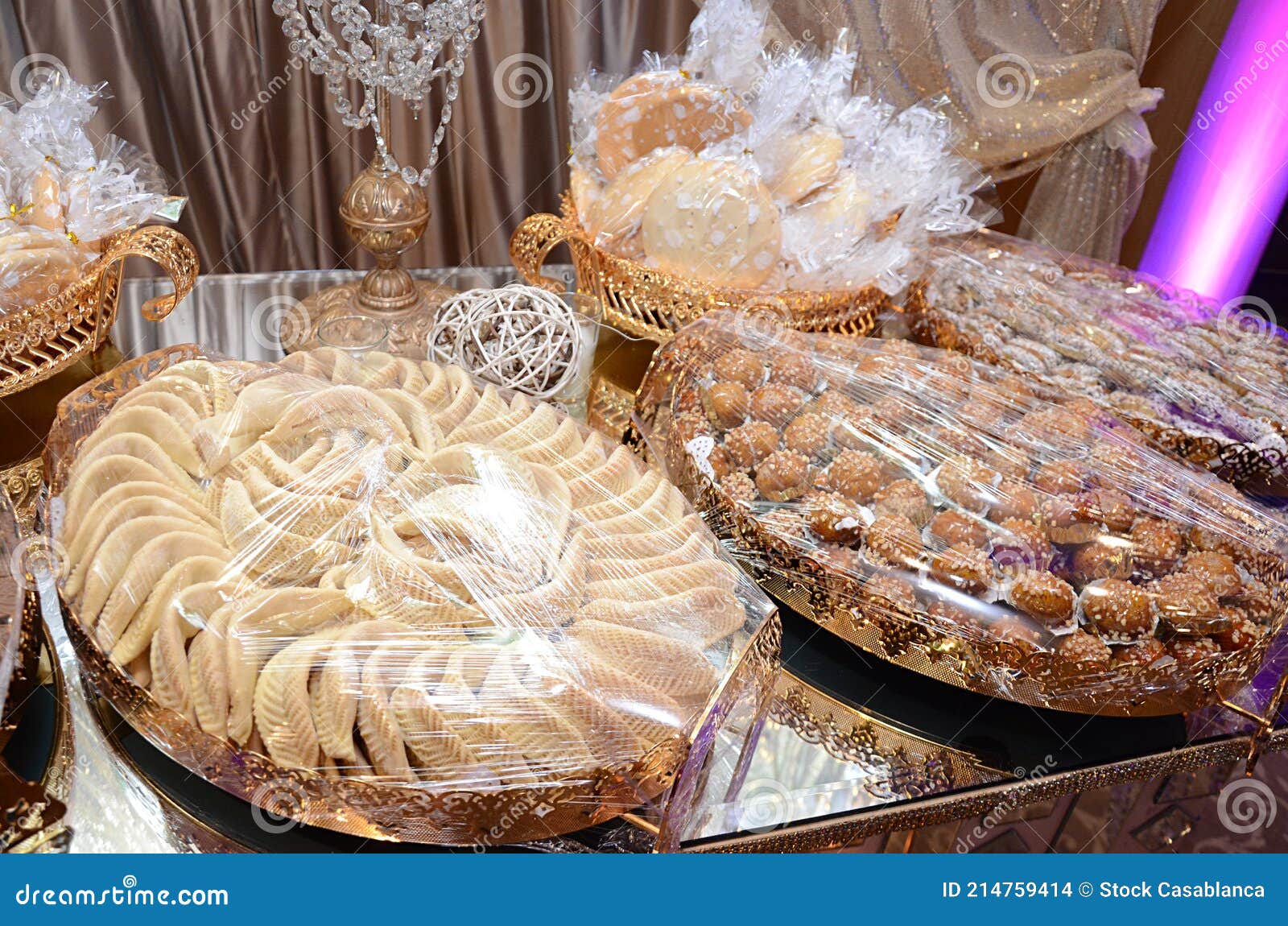 Cookies.Moroccan Biscuits are Served with Tea Stock Photo - Image of ...