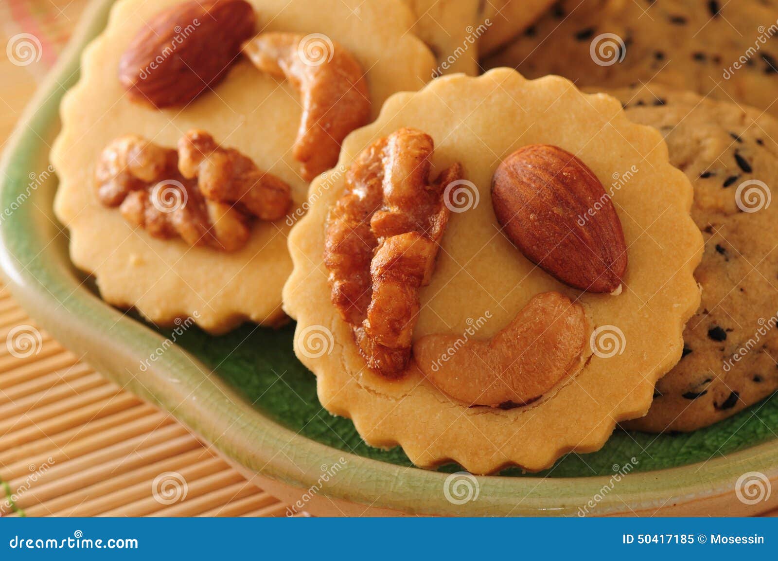 Cookies nuts stock image. Image of apricot, cookies, dark - 50417185