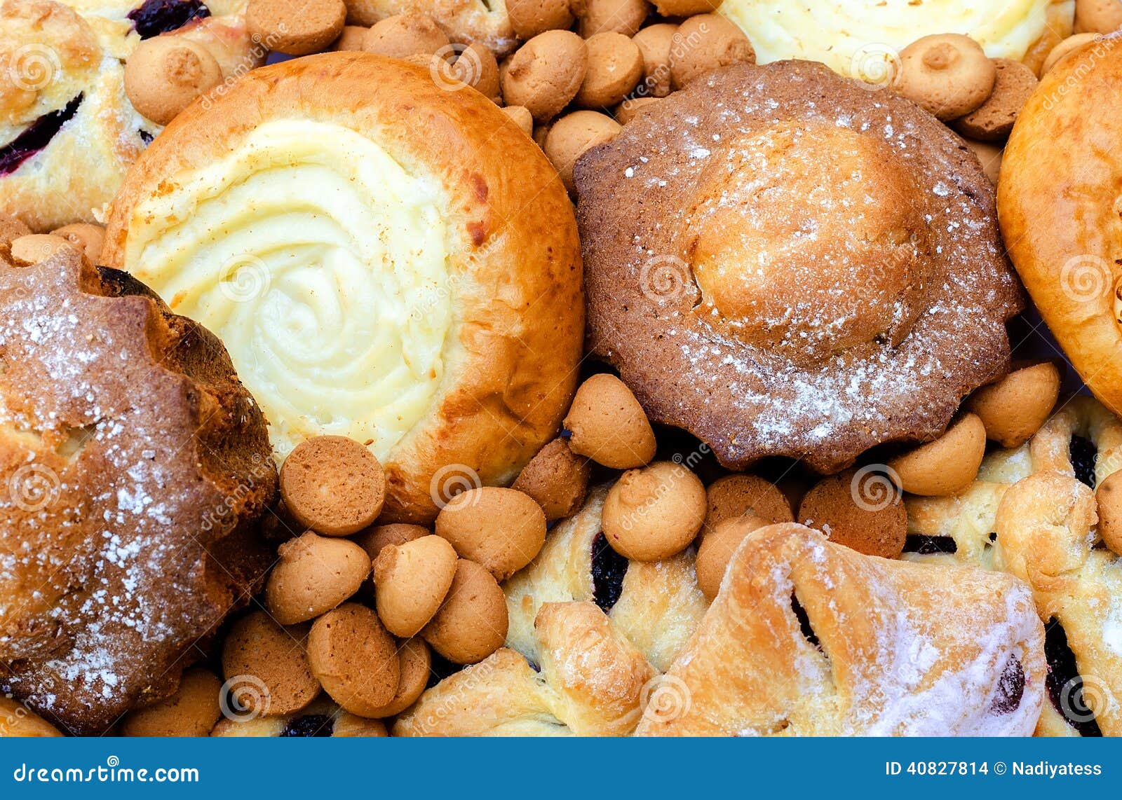Cookies and pastries stock photo. Image of group, food - 40827814