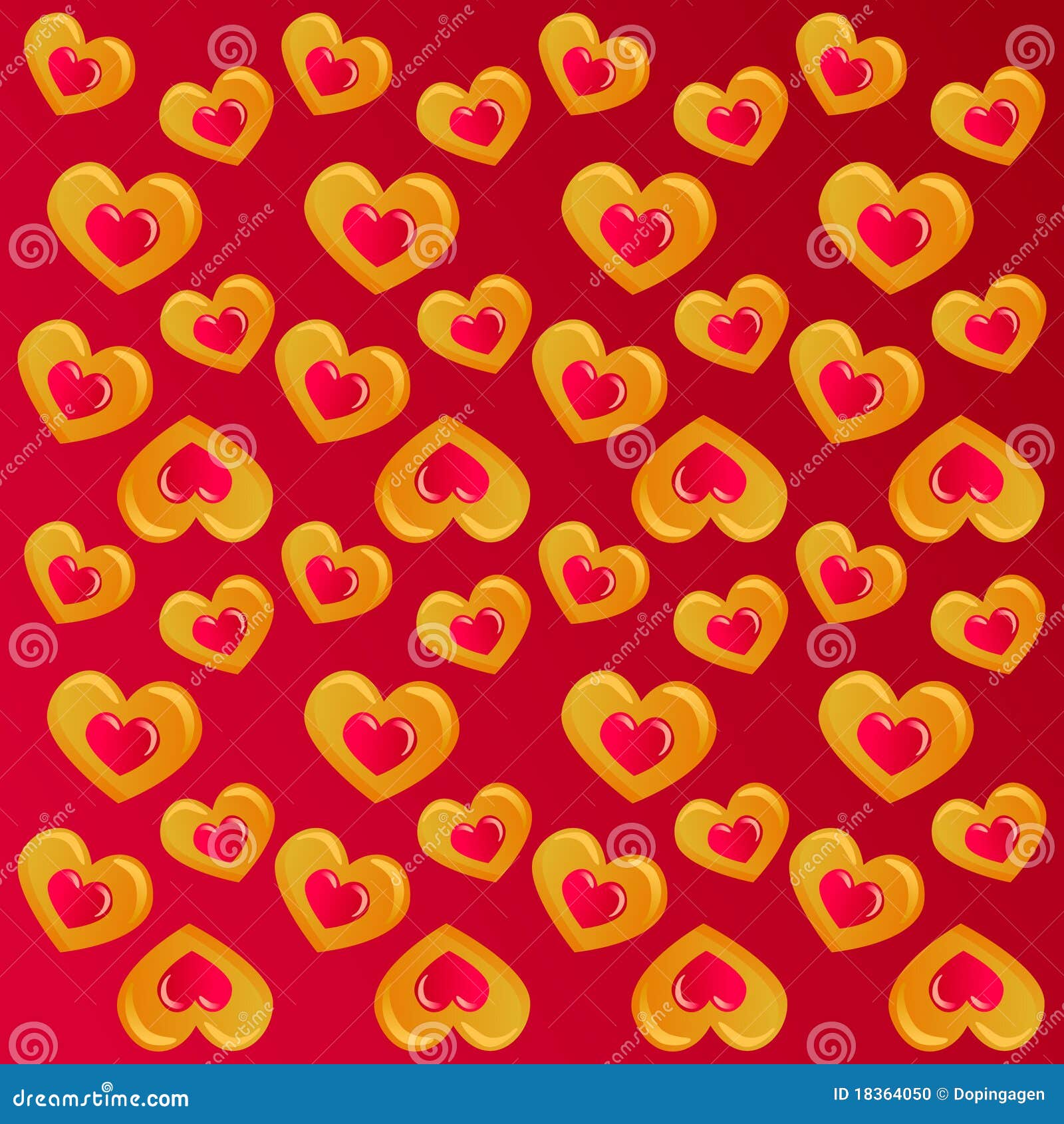 Cookies pattern stock vector. Illustration of orange - 18364050