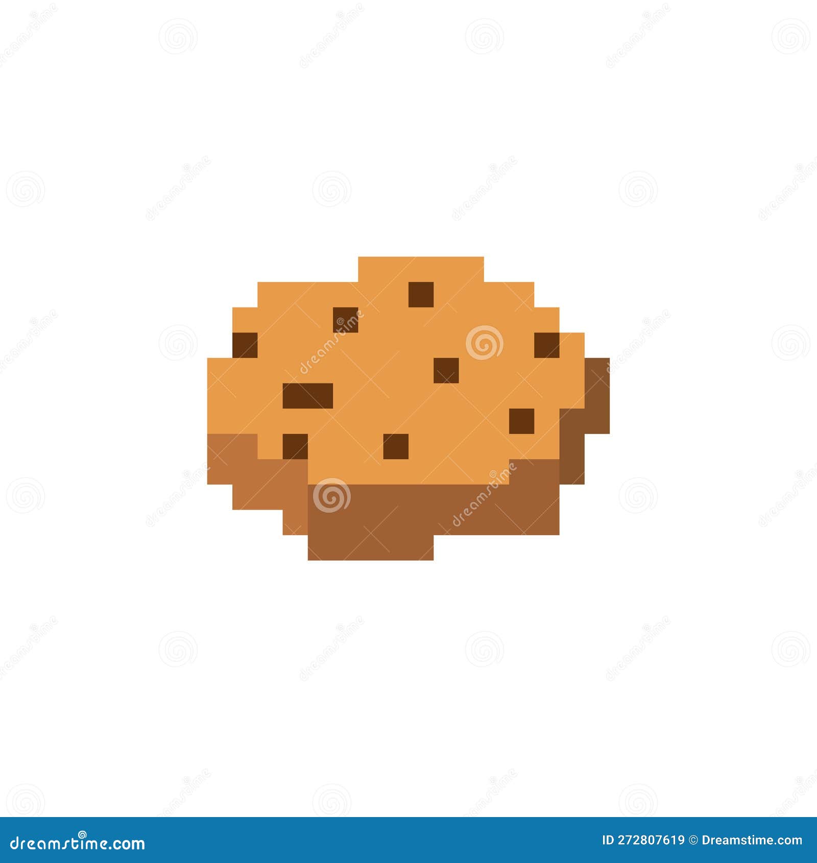 Cookies Pixel Art. 8 Bit Food Stock Vector - Illustration of tasty ...