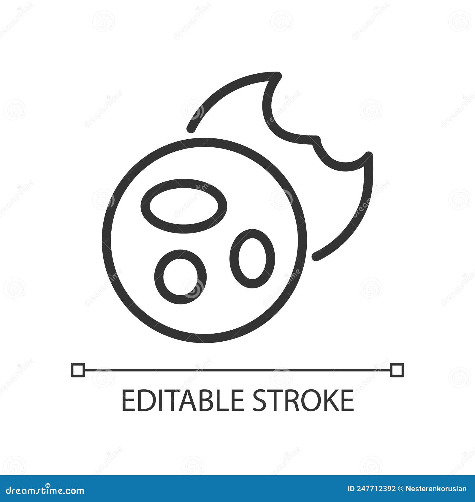 Cookies Pixel Perfect Linear Icon Stock Vector - Illustration of client ... Cookies Pixel Perfect Linear Icon Stock Vector - Illustration of client ...