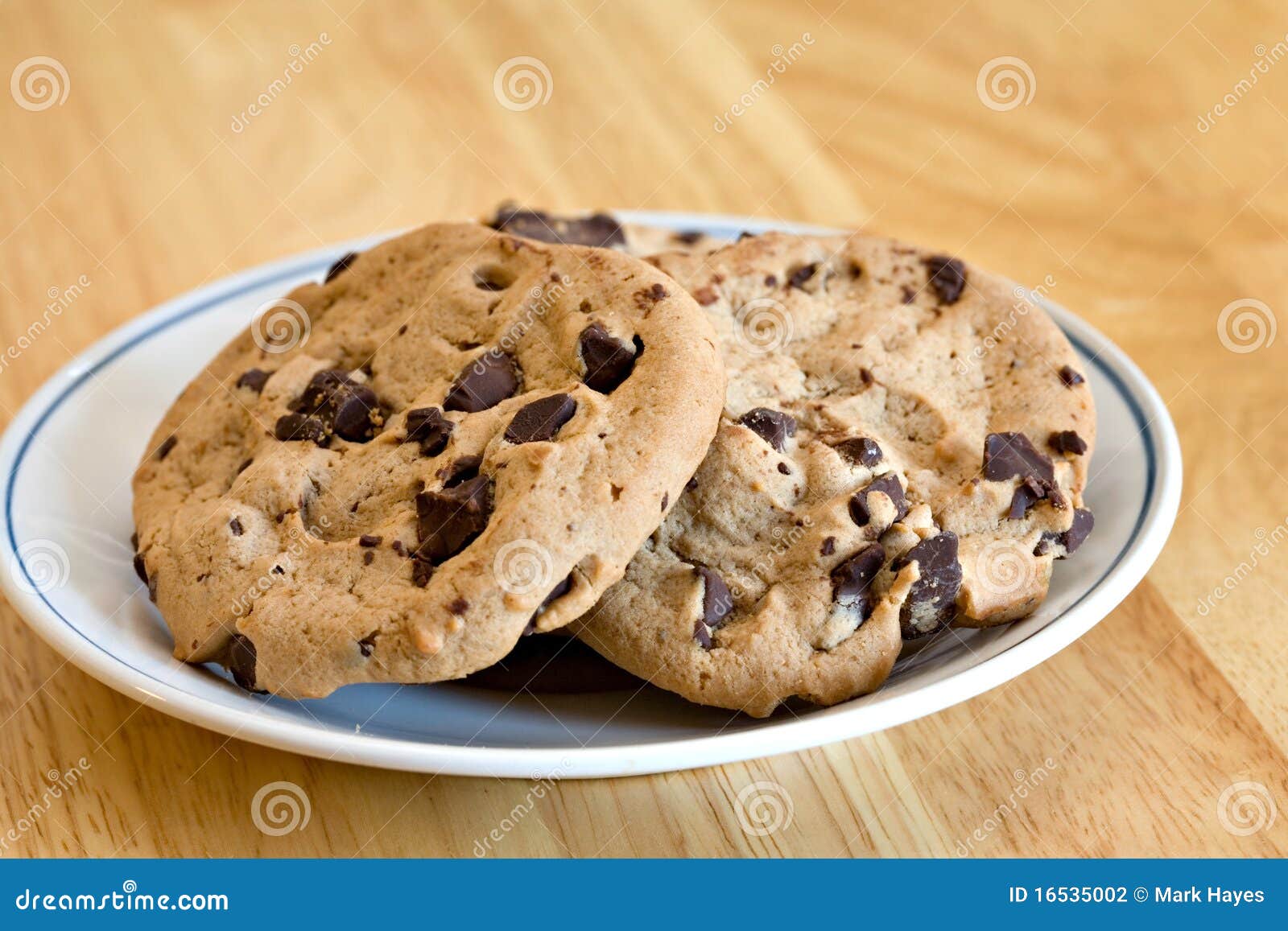 Cookies On Plate Stock Photography - Image: 16535002