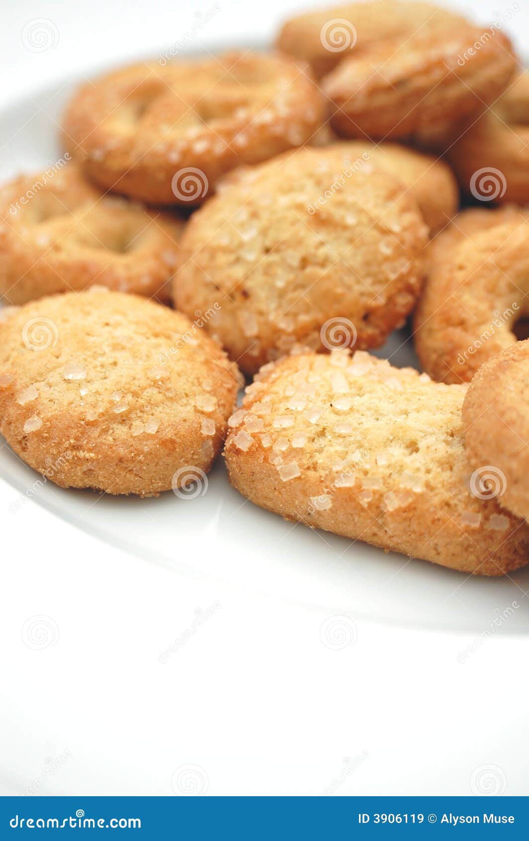 Cookies on a plate stock image. Image of baking, cooking - 3906119