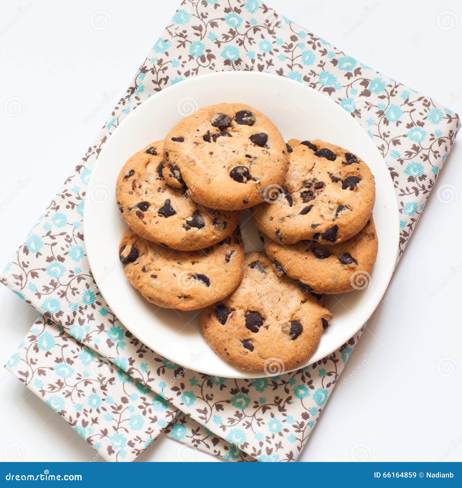 Cookies at the plate stock image. Image of cookies, baking - 66164859