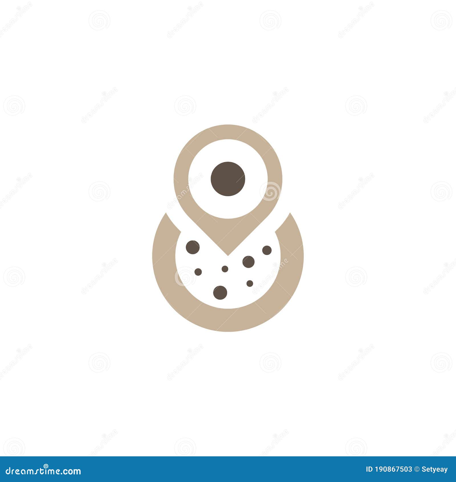 Cookies Point Logo Design Vector Template, Icon Symbol, Creative Design ...