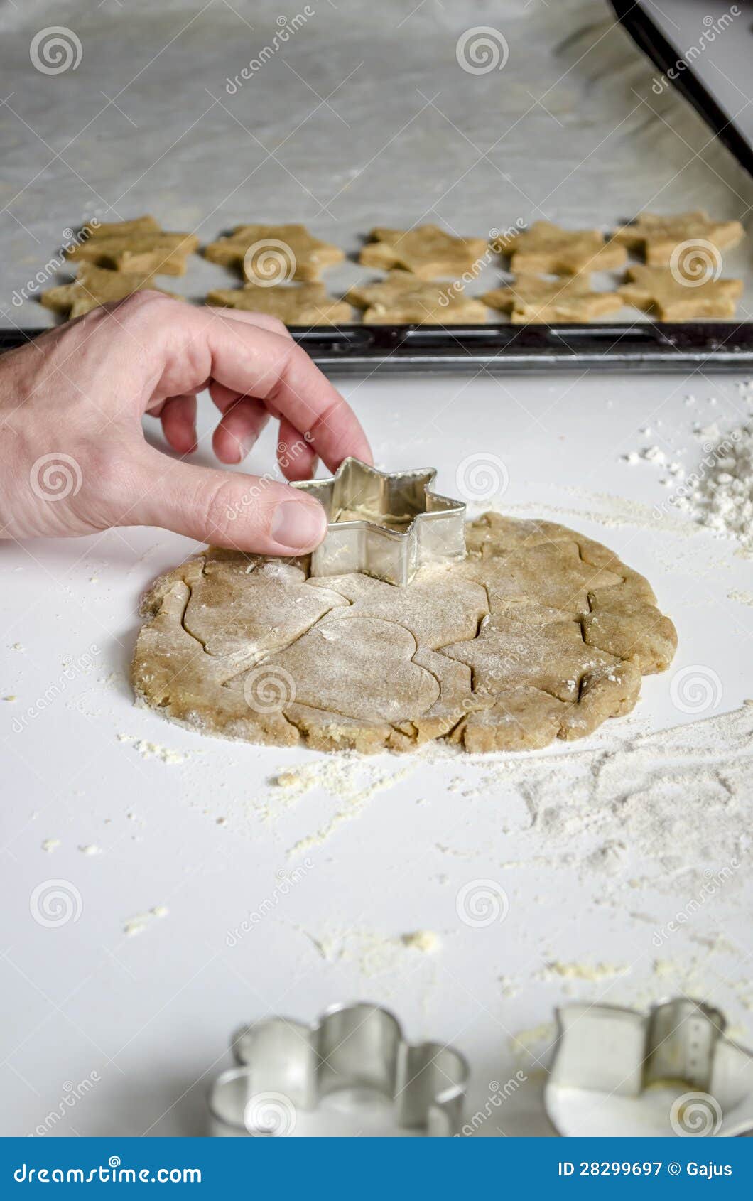Cookies preparation stock image. Image of cookie, homemade - 28299697