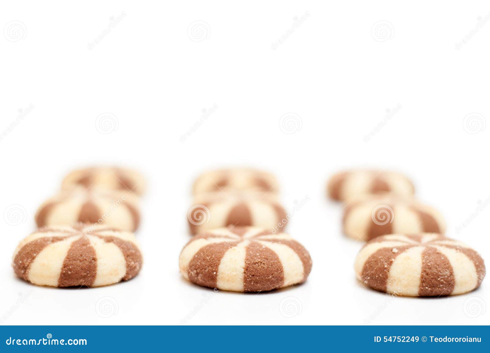 Cookies rows stock image. Image of detail, green, abundant - 54752249