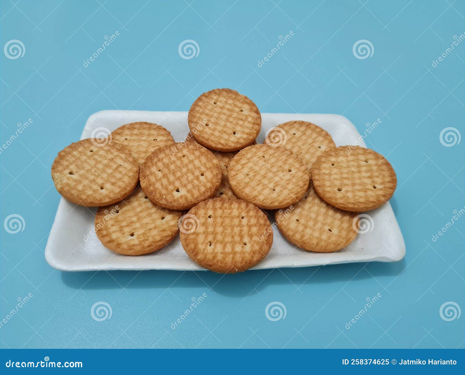 Cookies in the Shape of a Circle Made from Flour and Other Ingredients ...
