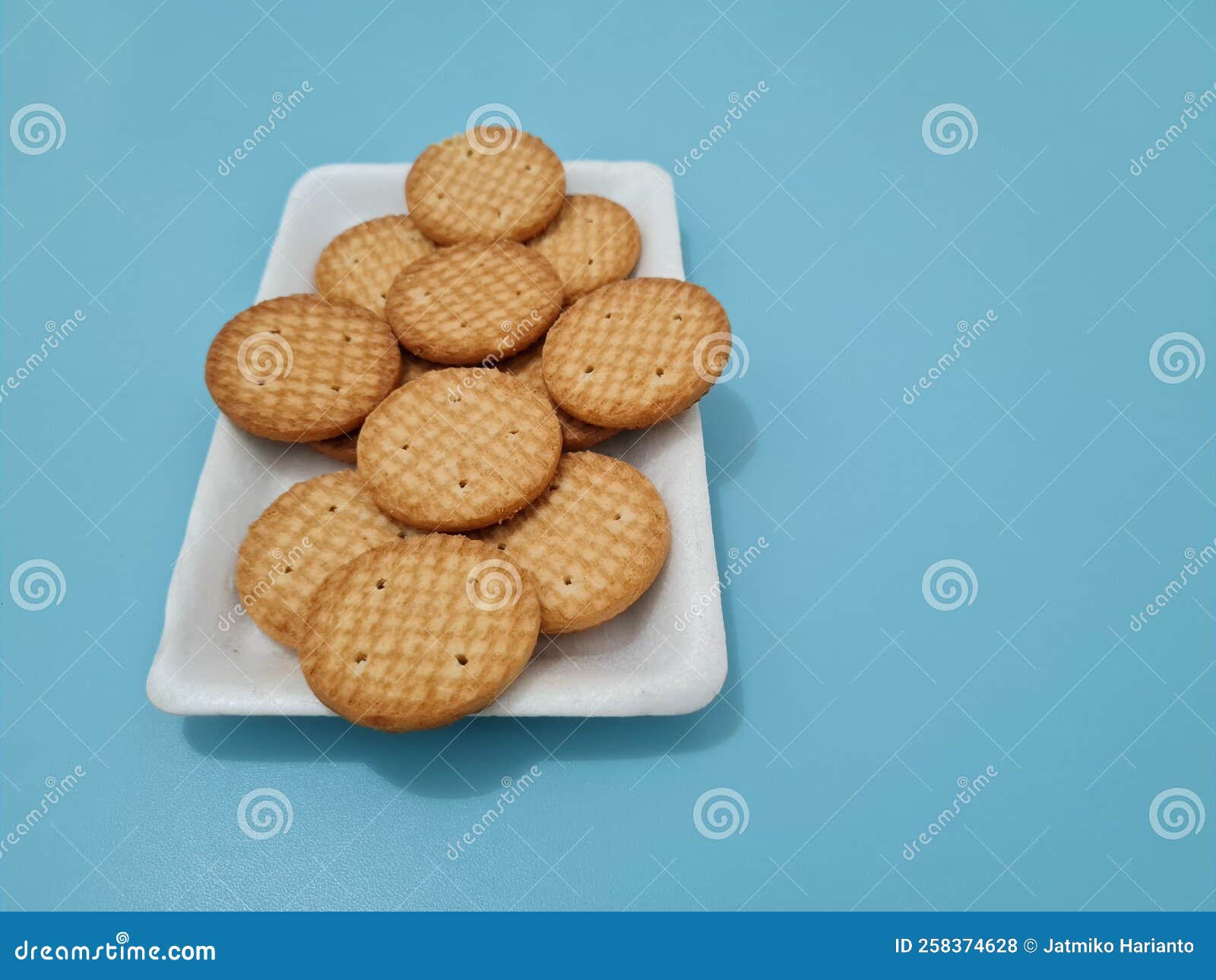 Cookies in the Shape of a Circle Made from Flour and Other Ingredients ...