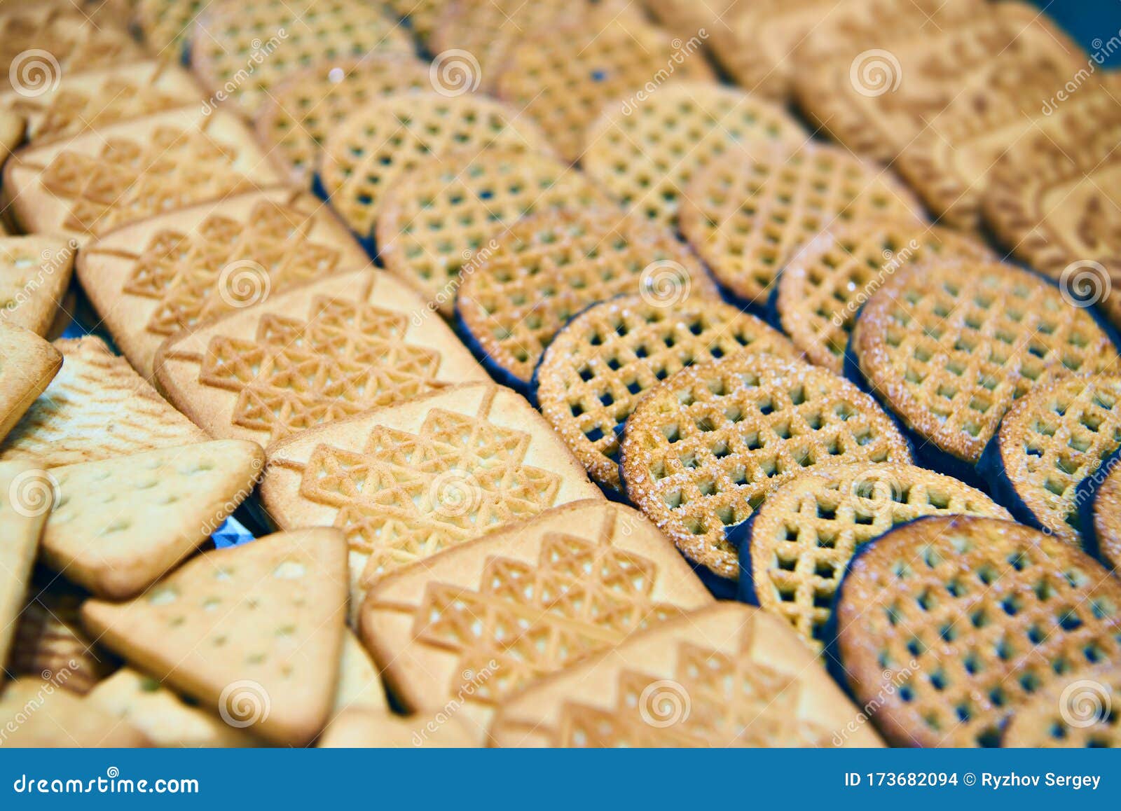 Cookies in store stock photo. Image of shop, breakfast - 173682094