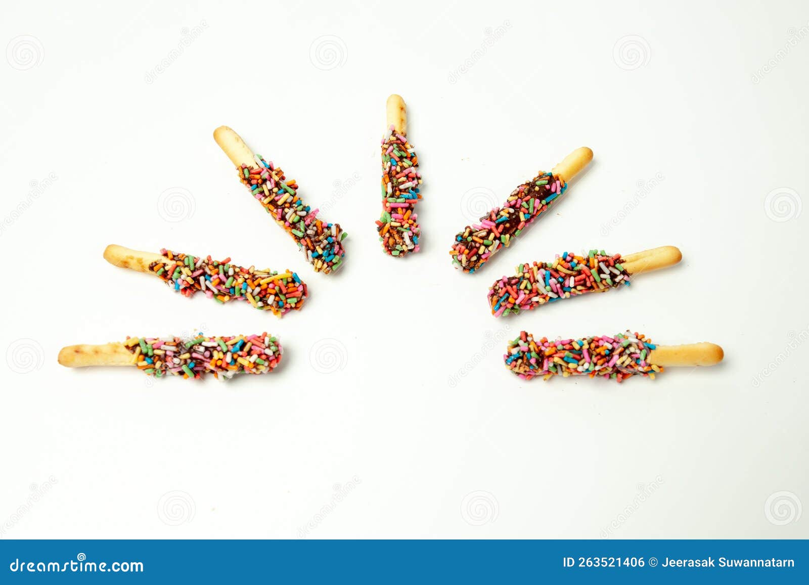 Cookies and Sweets on White Background Stock Photo - Image of bread ...