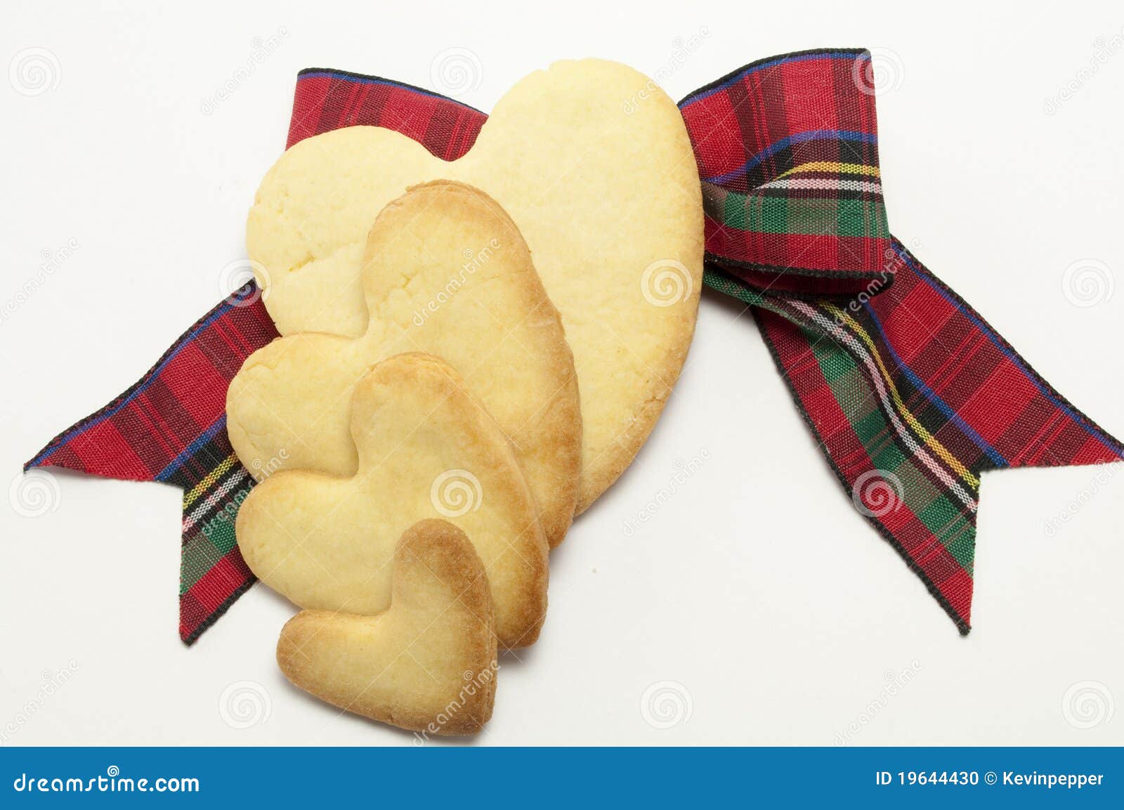 Cookies and tartan bow stock photo. Image of black, healthy - 19644430