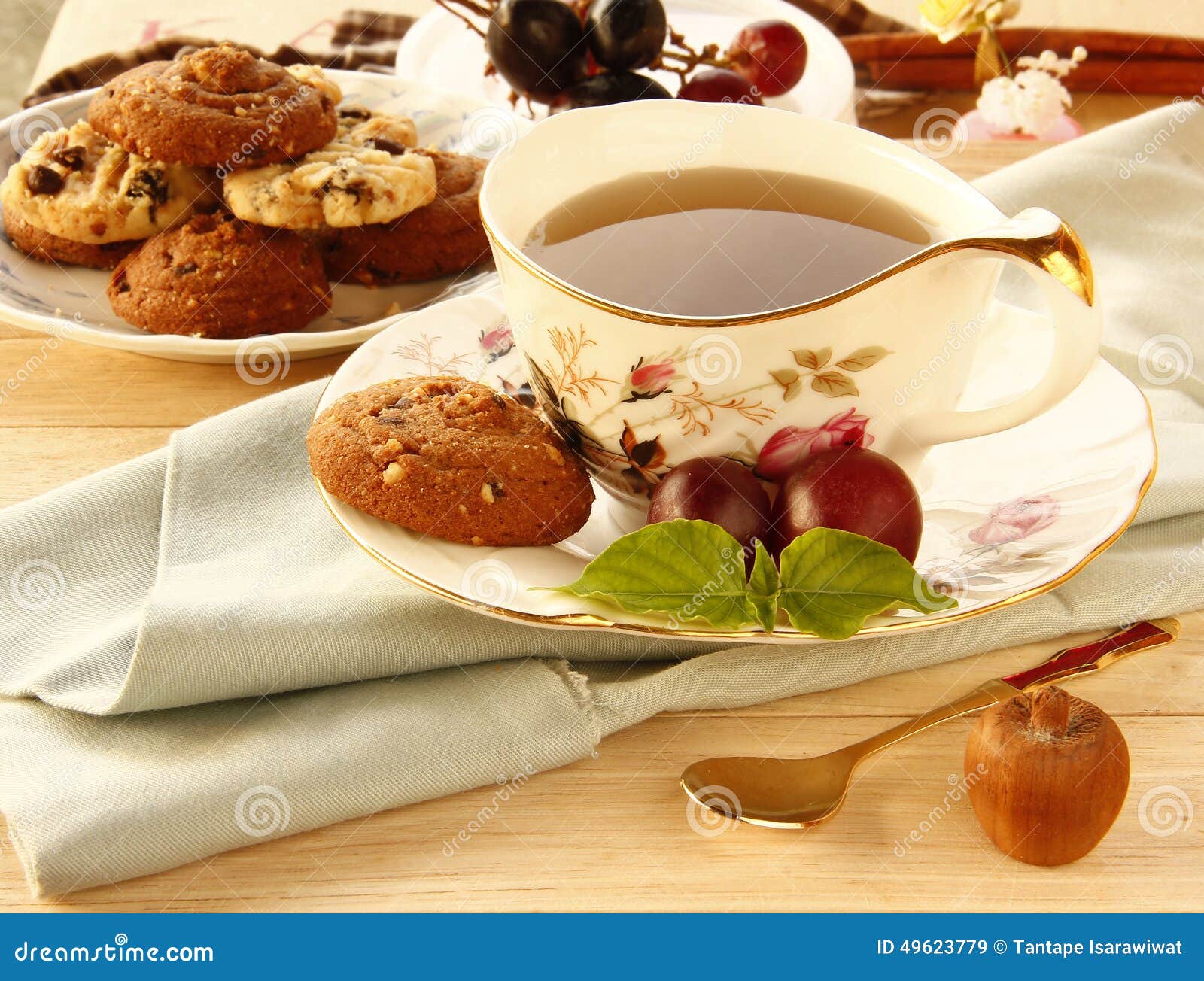 Cookies and Tea stock image. Image of diet, biscuit, dietary - 49623779