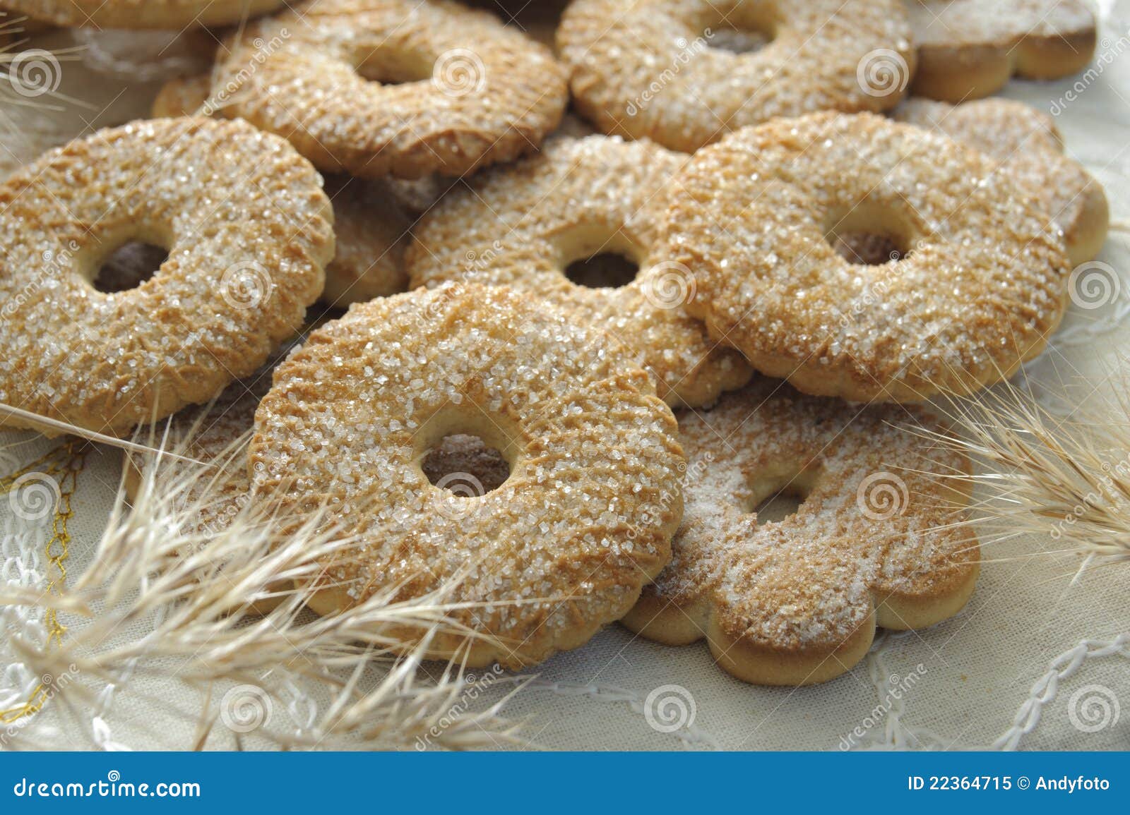 Cookies topped with sugar stock image. Image of hunger - 22364715