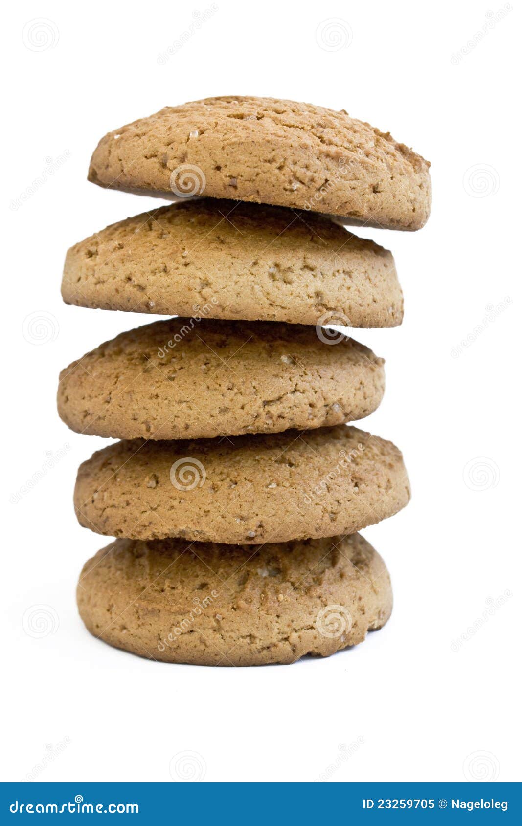 Cookies tower stock image. Image of isolated, sugar, homemade - 23259705
