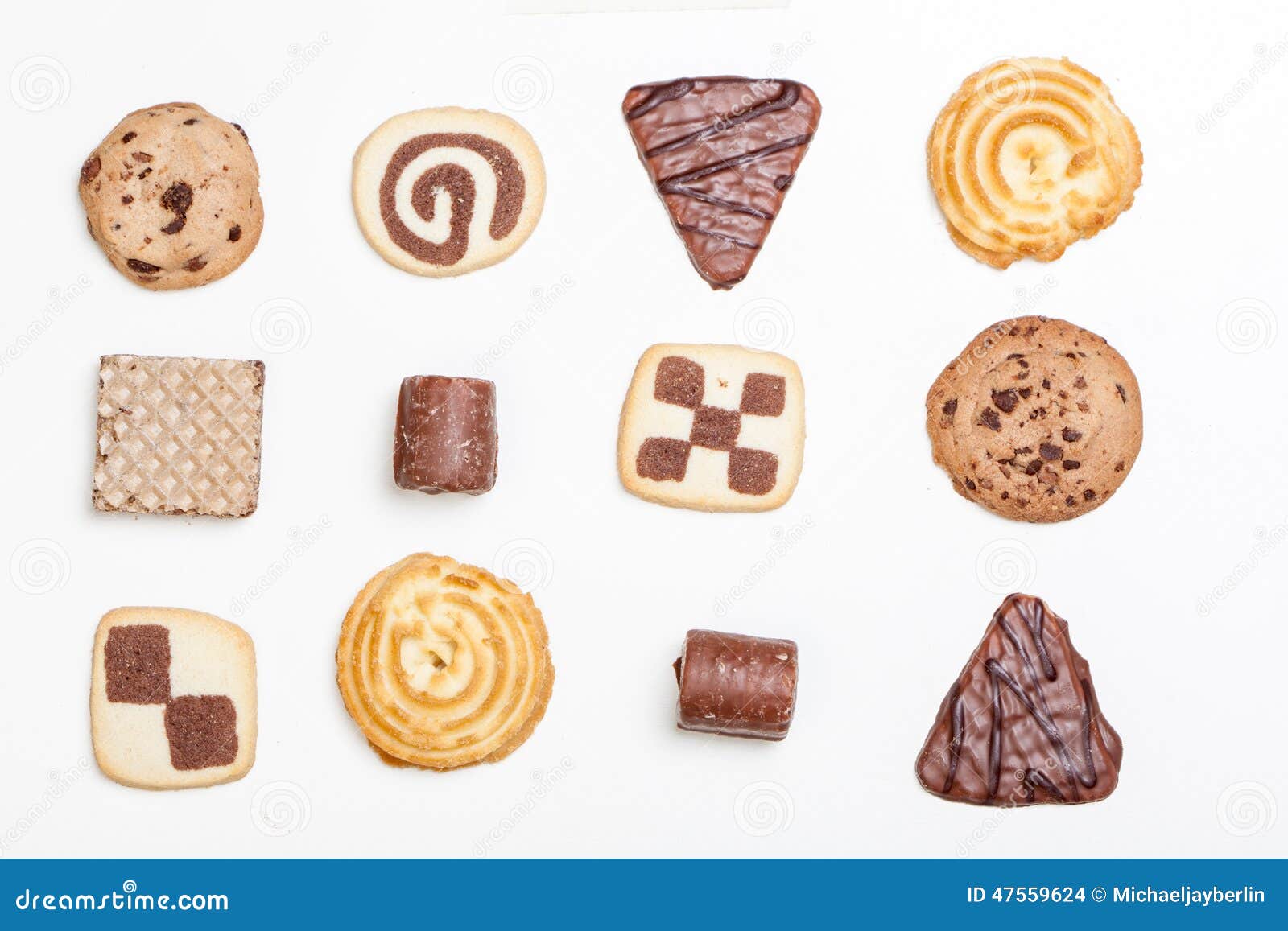 Cookies Variety, In Different Shapes And Forms Stock Photo - Image of ...