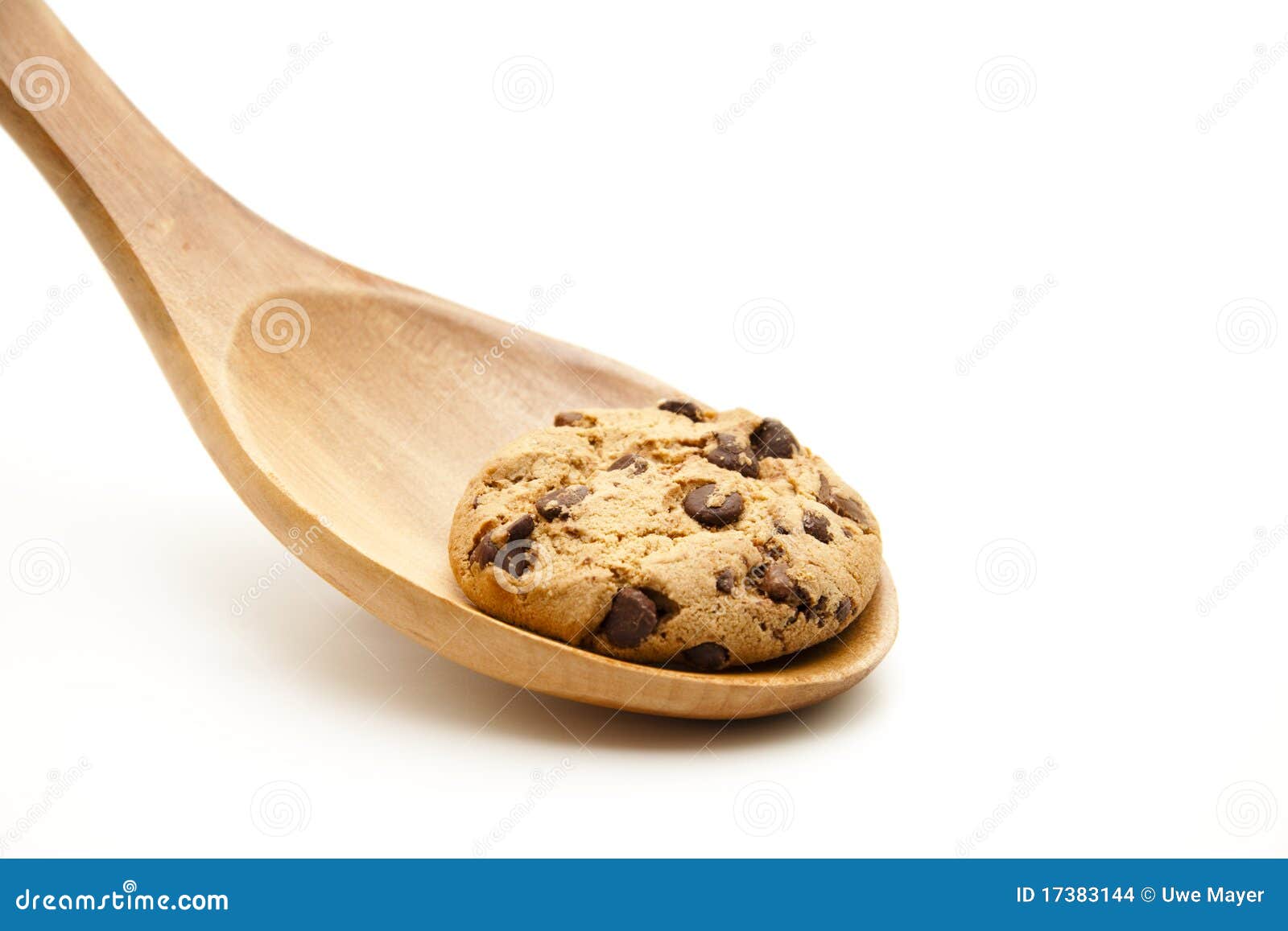 Cookies with wooden spoons stock photo. Image of solated - 17383144