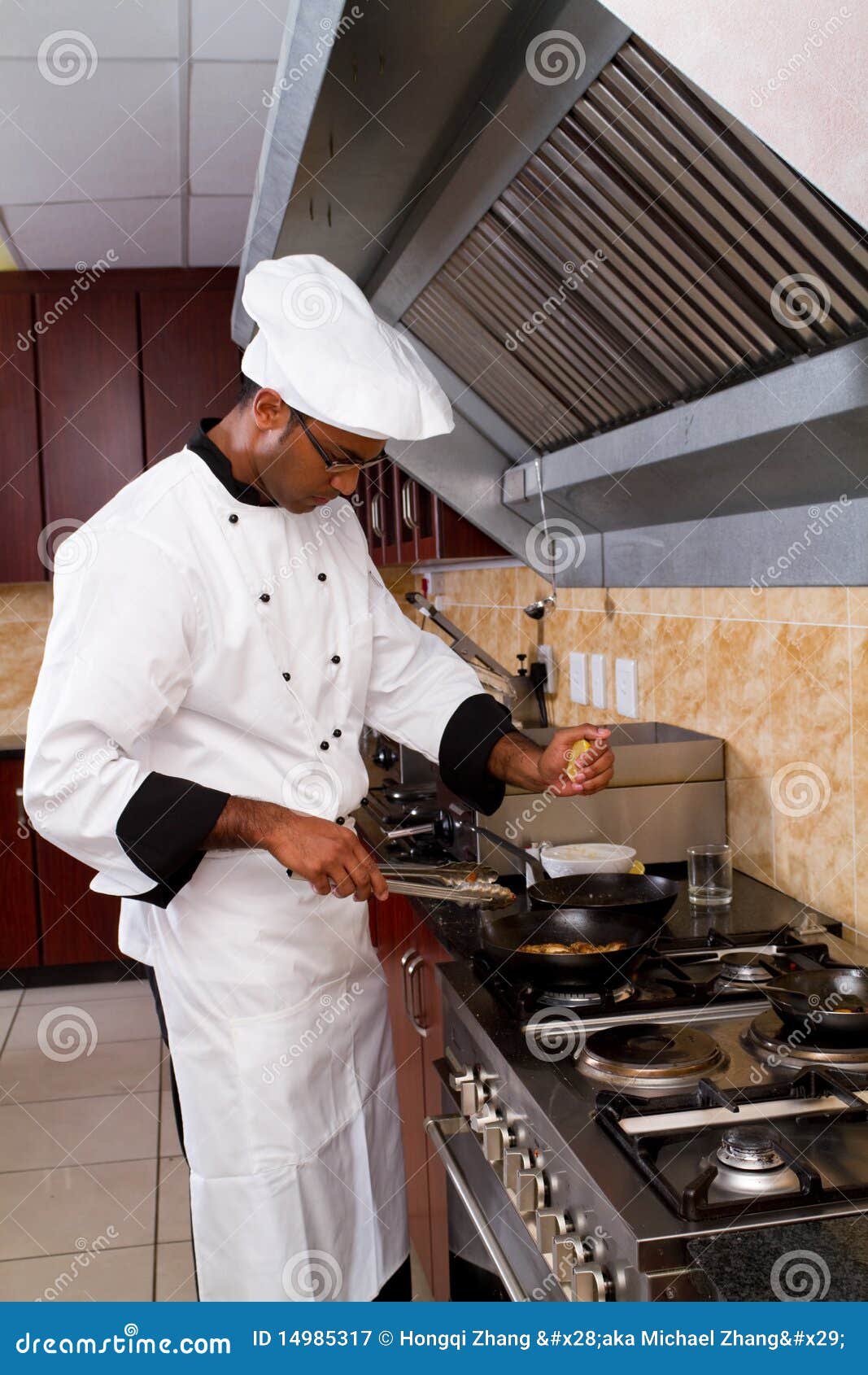 Cooking stock image. Image of lunch, middle, person, portrait - 14985317