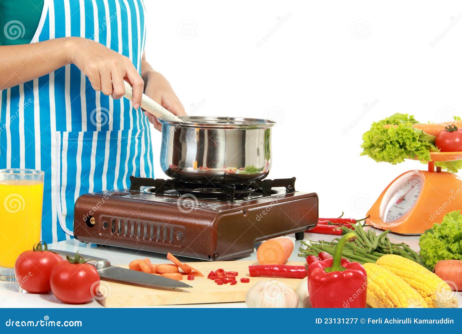 Cooking stock image. Image of health, knife, domestic - 23131277
