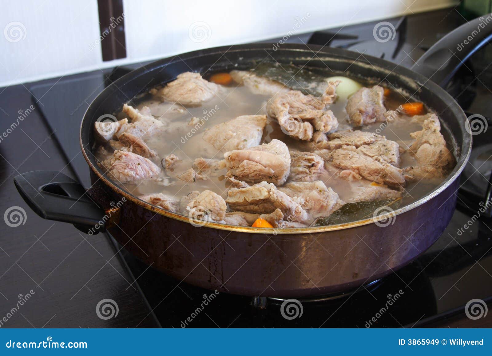 Cooking stock image. Image of cook, catering, meat, vegetables - 3865949