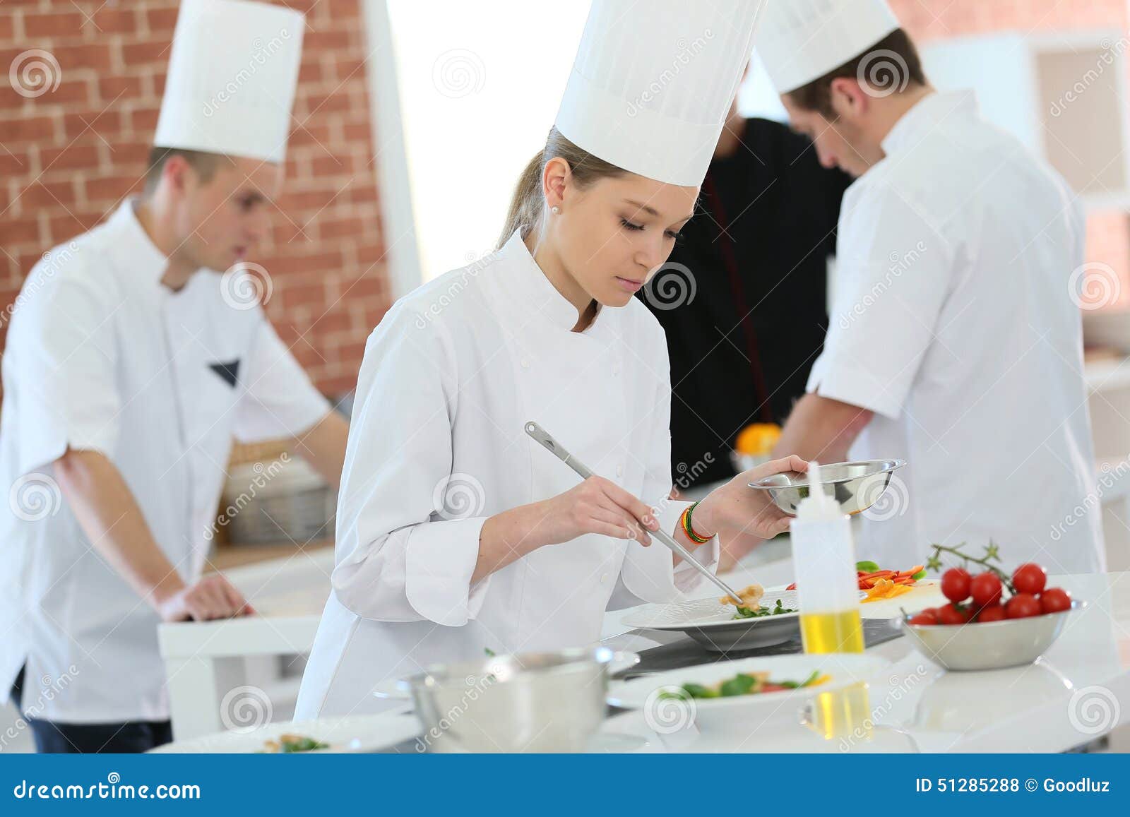 Cooking apprenticeship stock photo. Image of cuisine - 51285288
