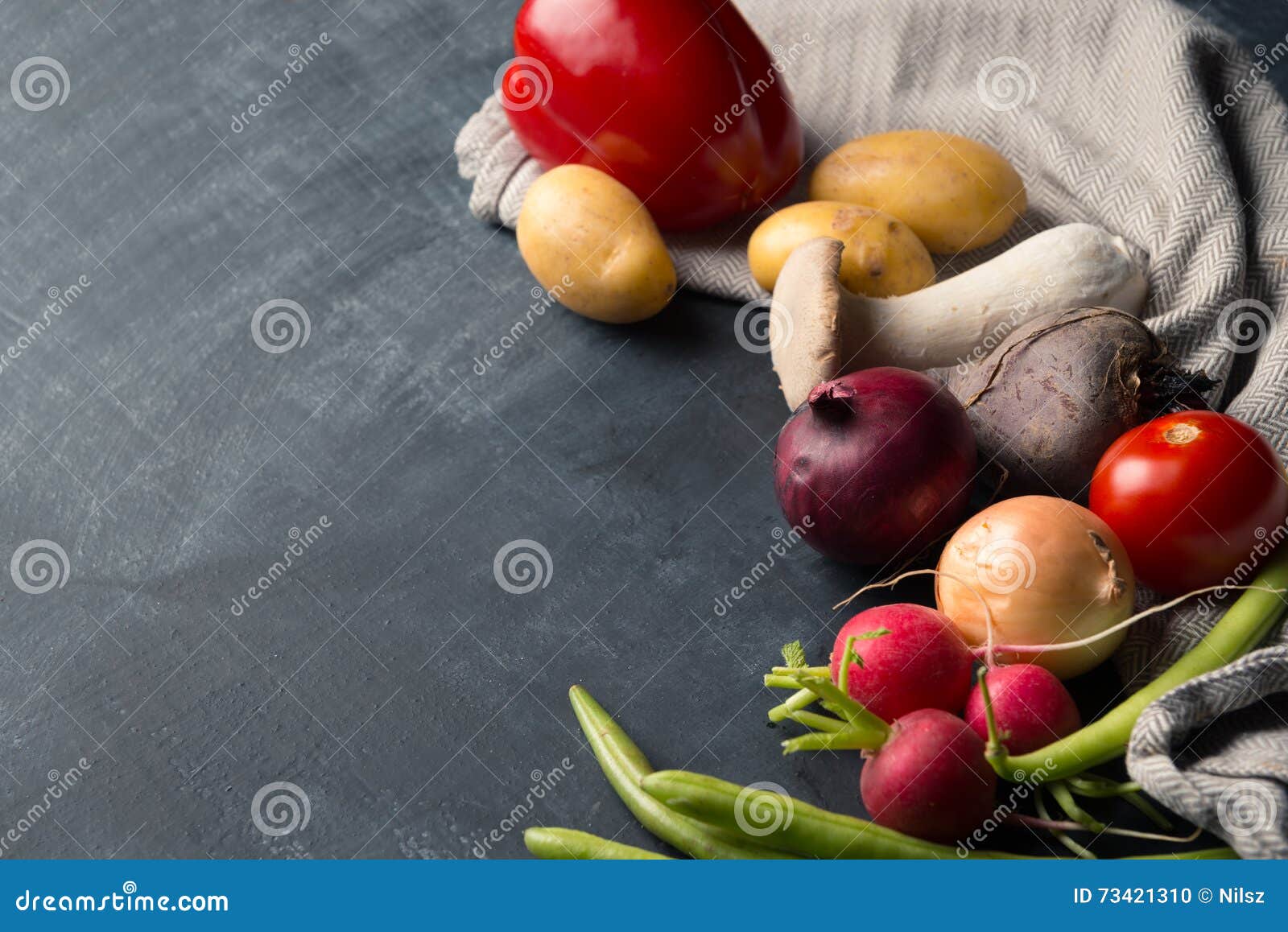 Cooking Background with Fresh Vegetable Stock Photo - Image of board ...