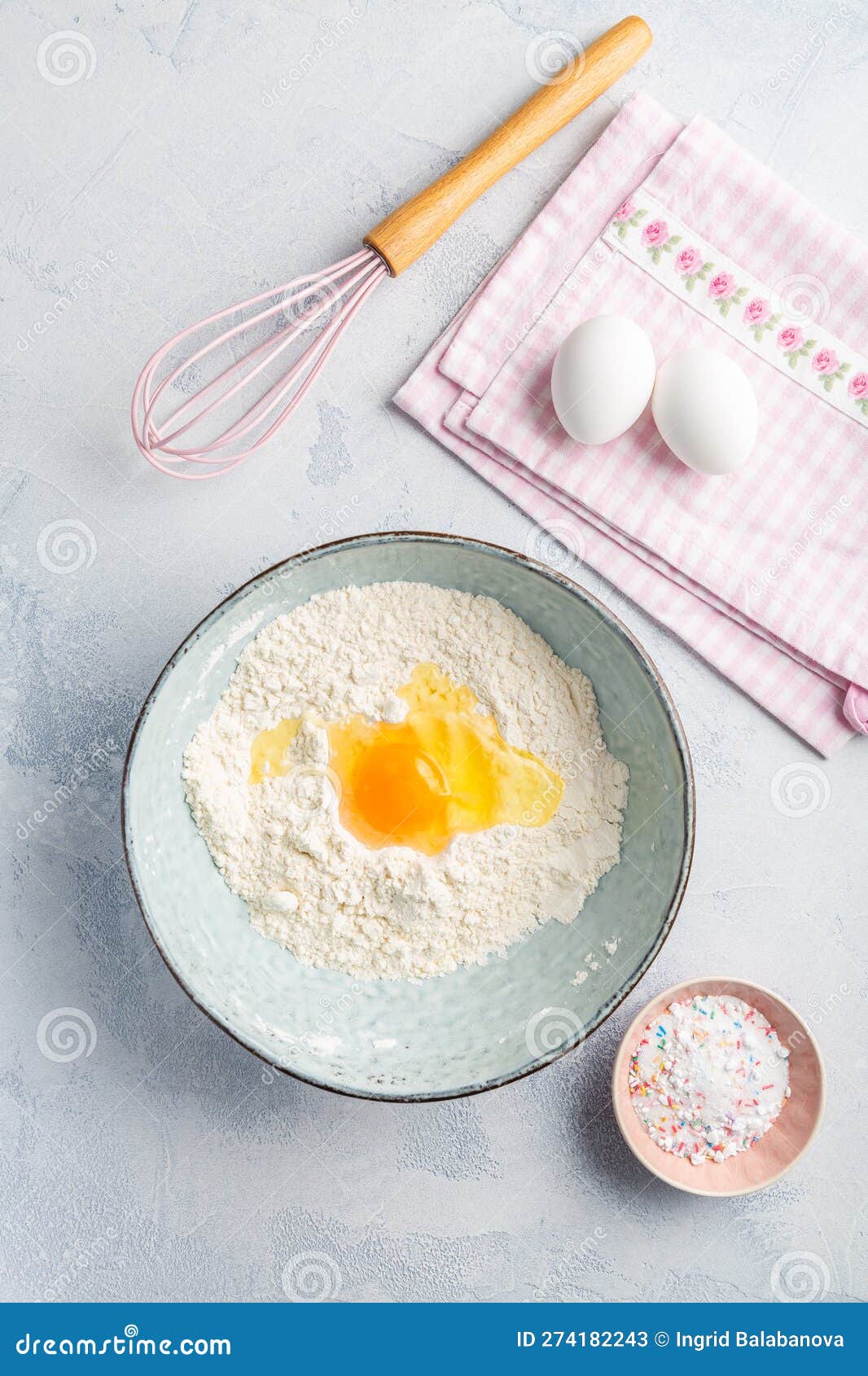 Cooking and Baking Ingredients for Crepes, Pancakes Dough Stock Image ...