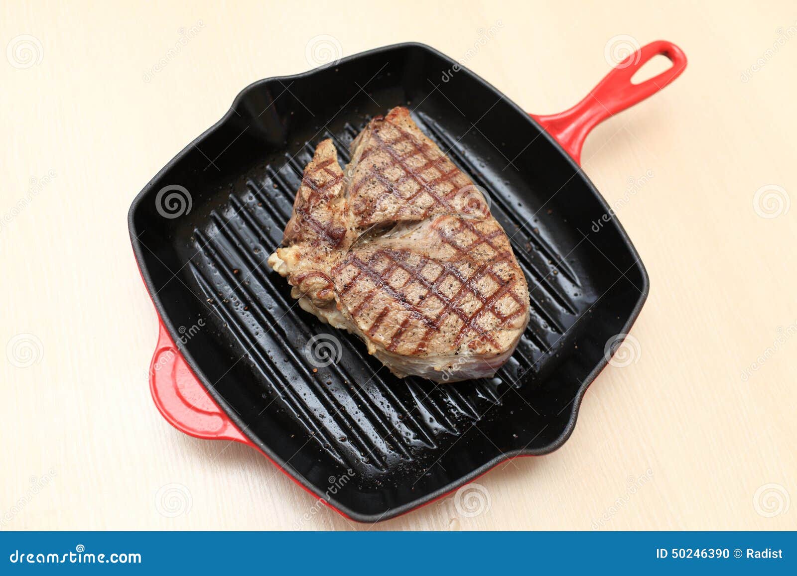 Cooking of Beef Blade Steak Stock Photo - Image of brown, fried: 50246390